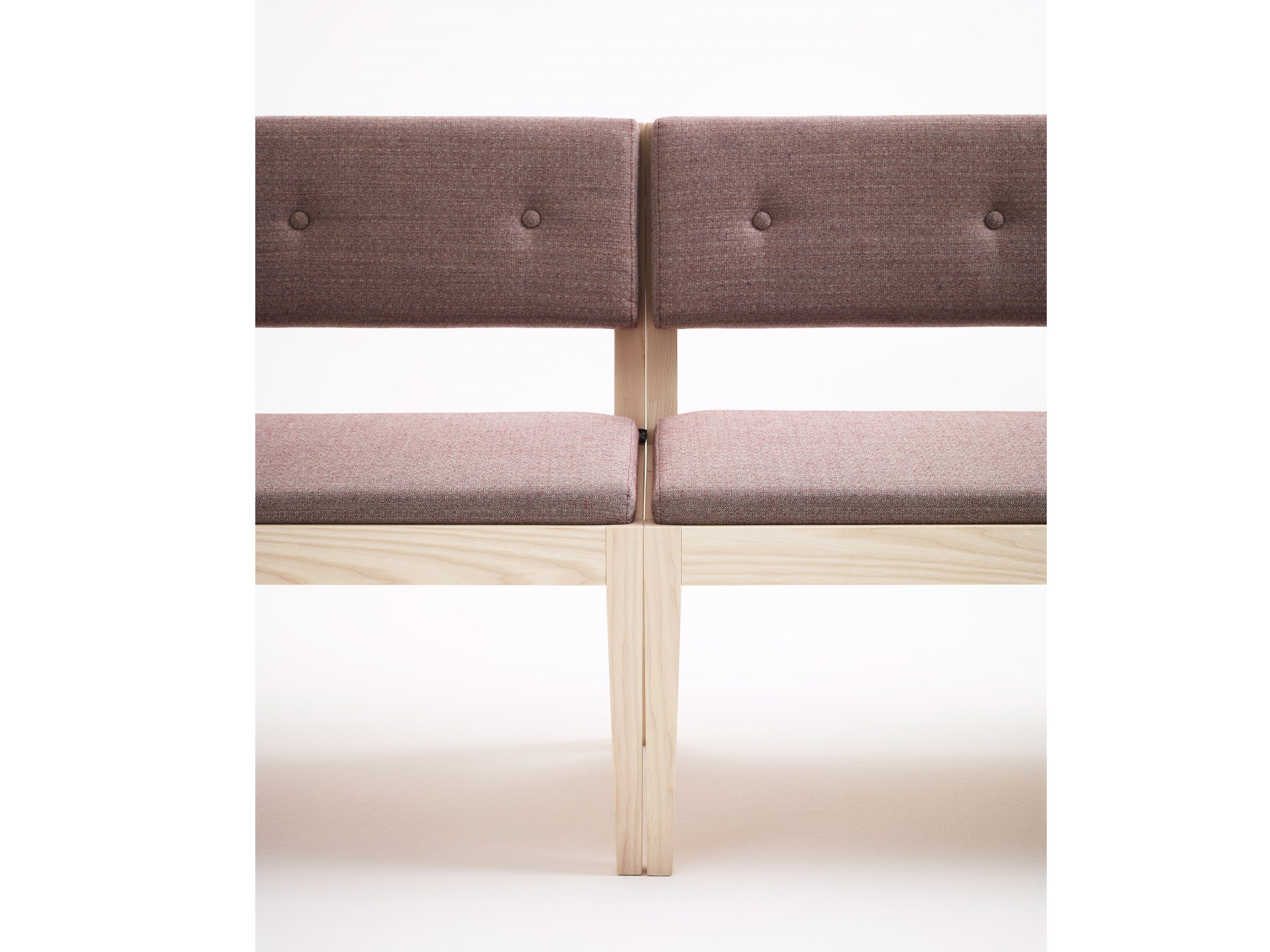 FACILE | Fabric bench seating By Karl Andersson design Nick Flygt