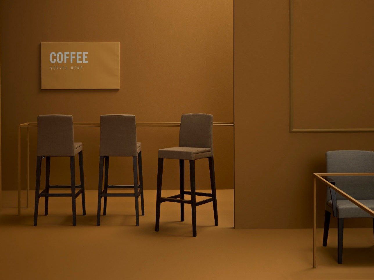 FANDANGO | CONTRACT | Barstool By PIAVAL design Edi & Paolo Ciani Design