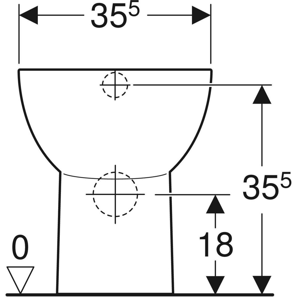 FANTASIA | Floor mounted toilet Fantasia Collection By Geberit