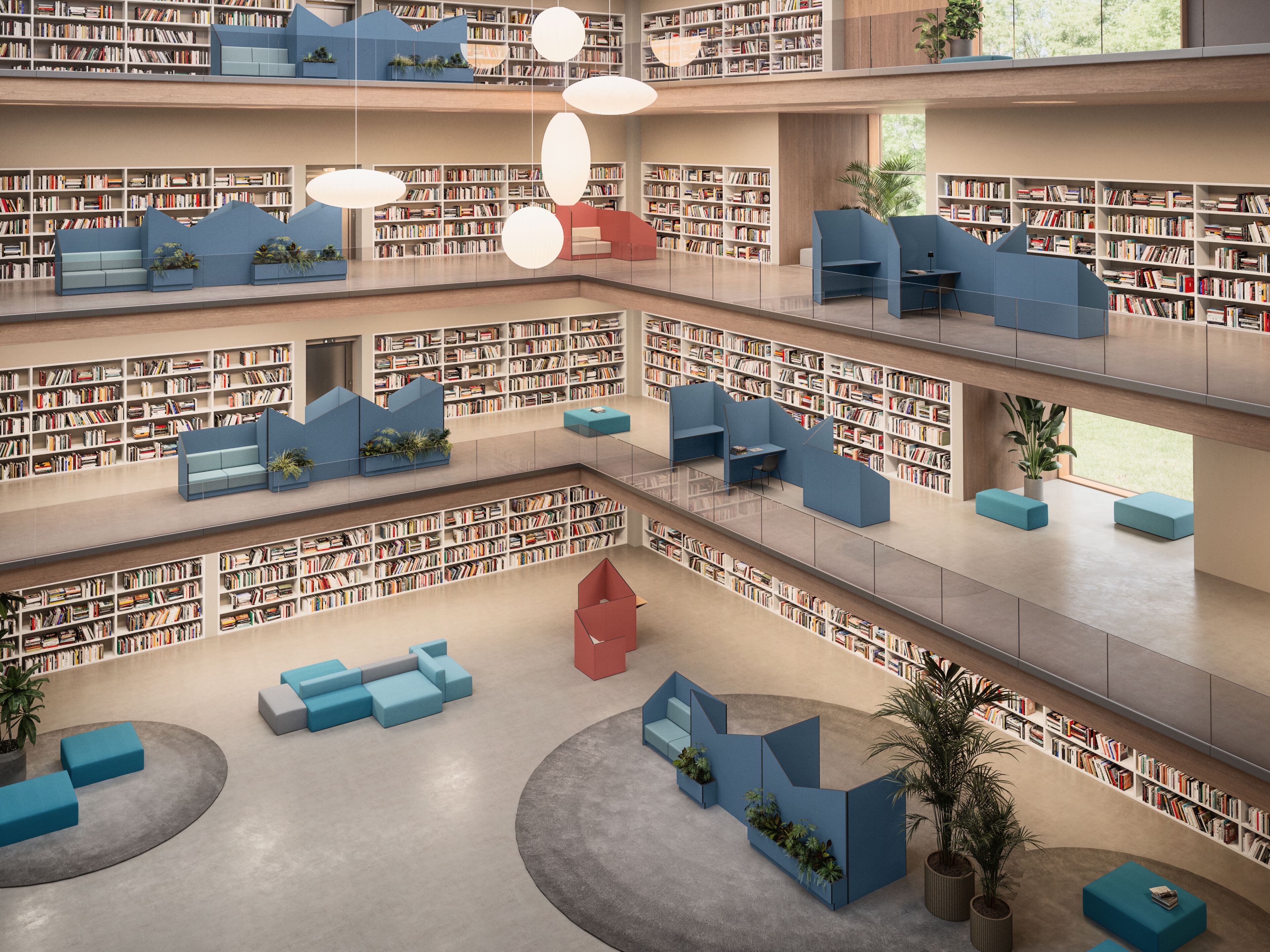 PANORAMA Office booth By FANTONI | design UNStudio