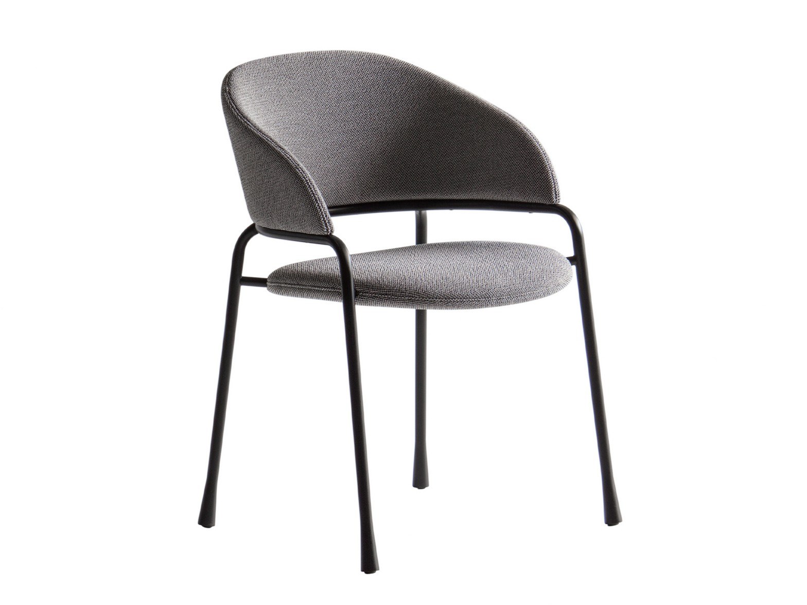 Contemporary style open back upholstered fabric chair FAST By Potocco