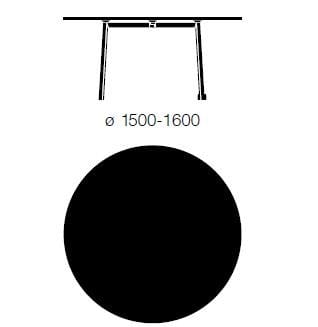 FAST | Round table Folding round steel table By Sellex | design Carlos ...