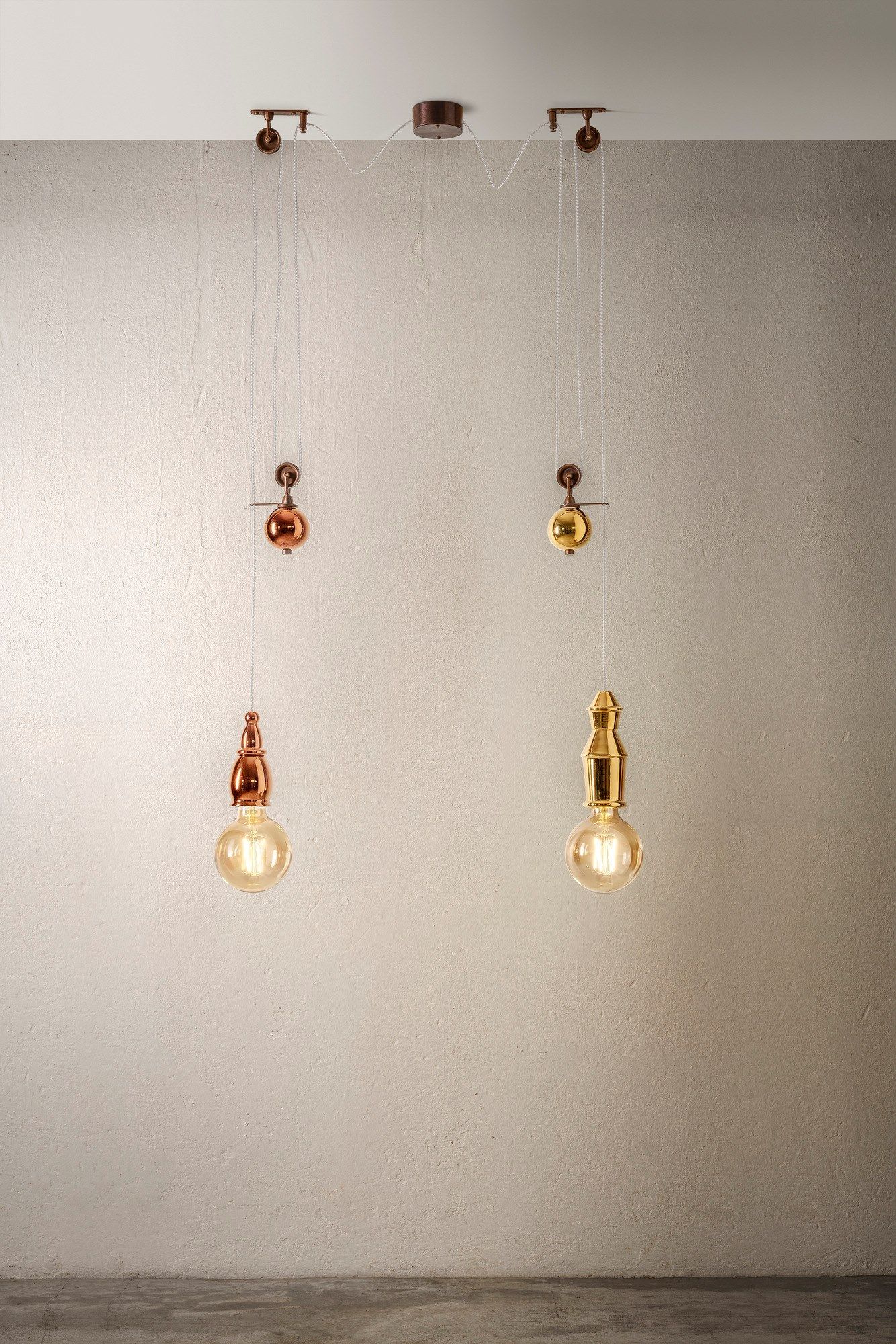FATE | Ceramic pendant lamp By Aldo Bernardi