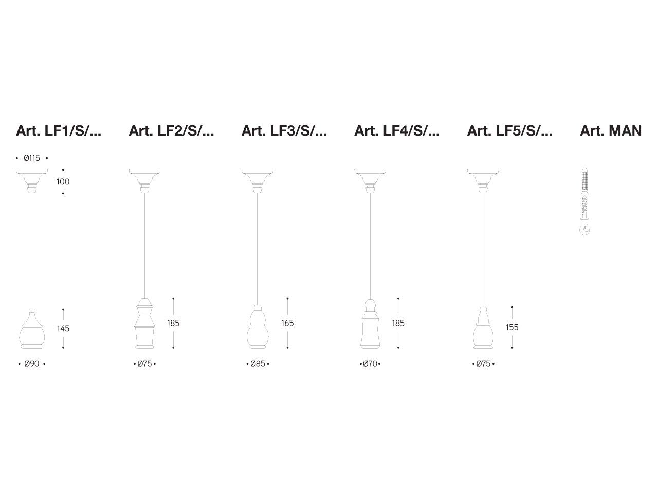 FATE - SINGLE PENDANT By Aldo Bernardi