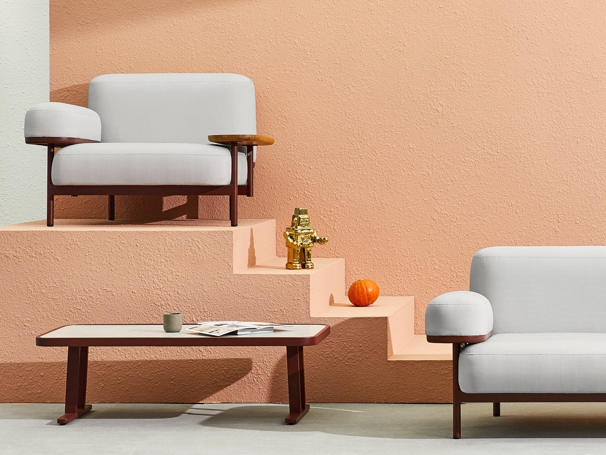 FATTY | Garden armchair By Kun Design design Kun Qi