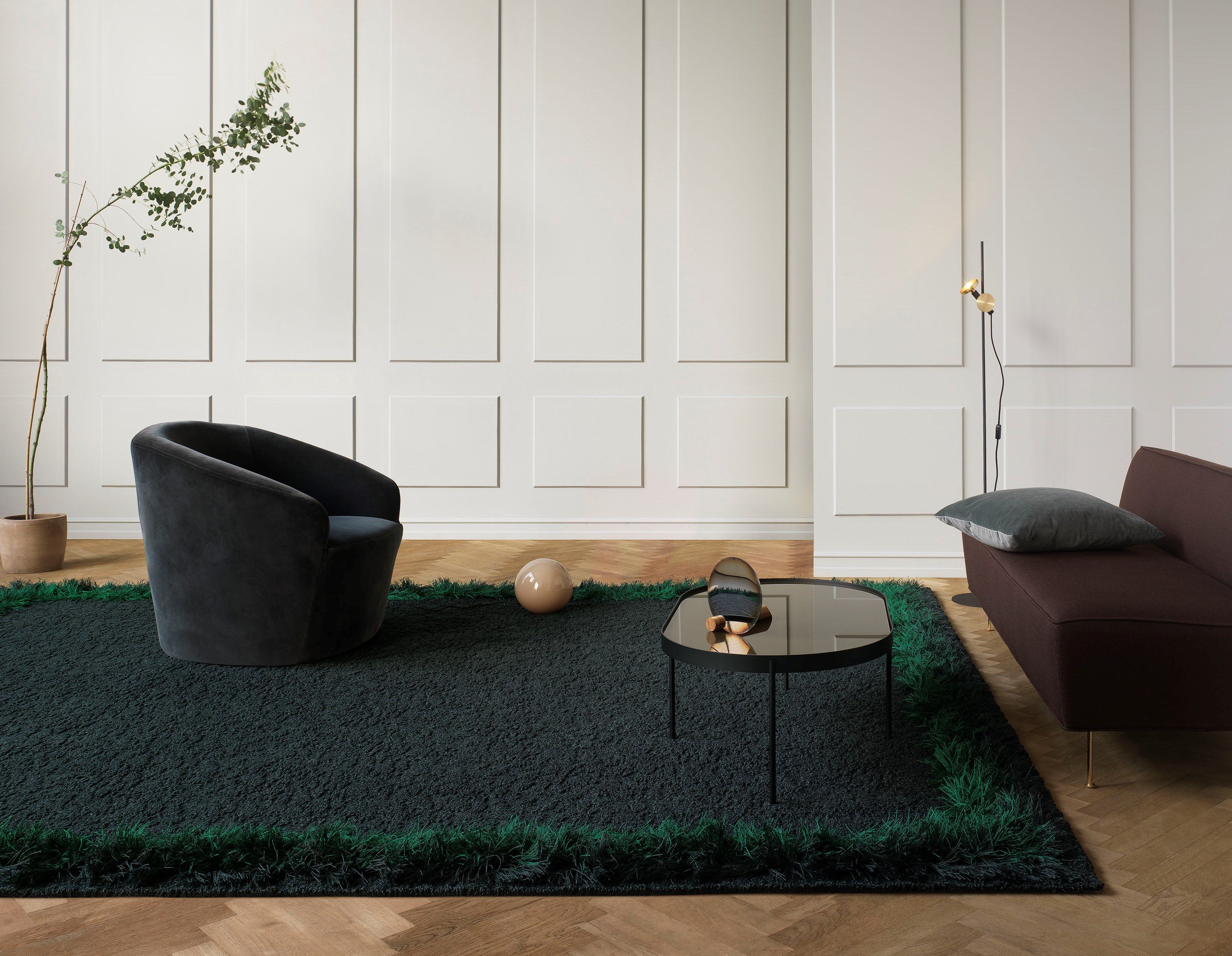 FEATHER | Rectangular rug Soul Of Nature Collection By Kasthall design ...