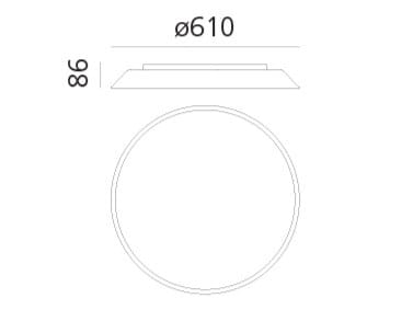 FEBE Methacrylate wall lamp / ceiling lamp By Artemide | design Ernesto Gismondi