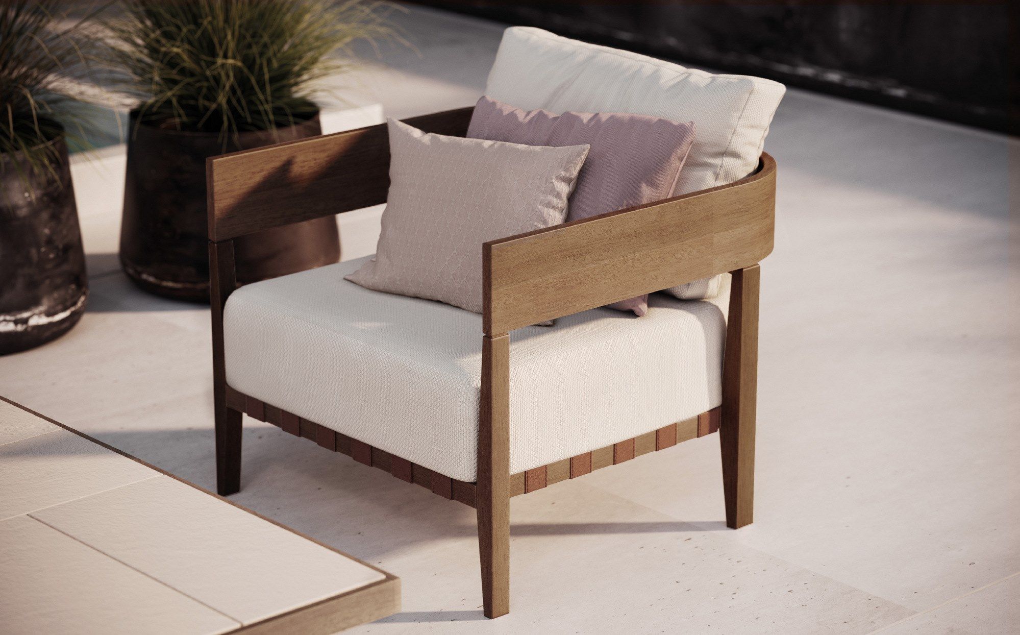 FEELING | Garden armchair Feeling Collection By Braid
