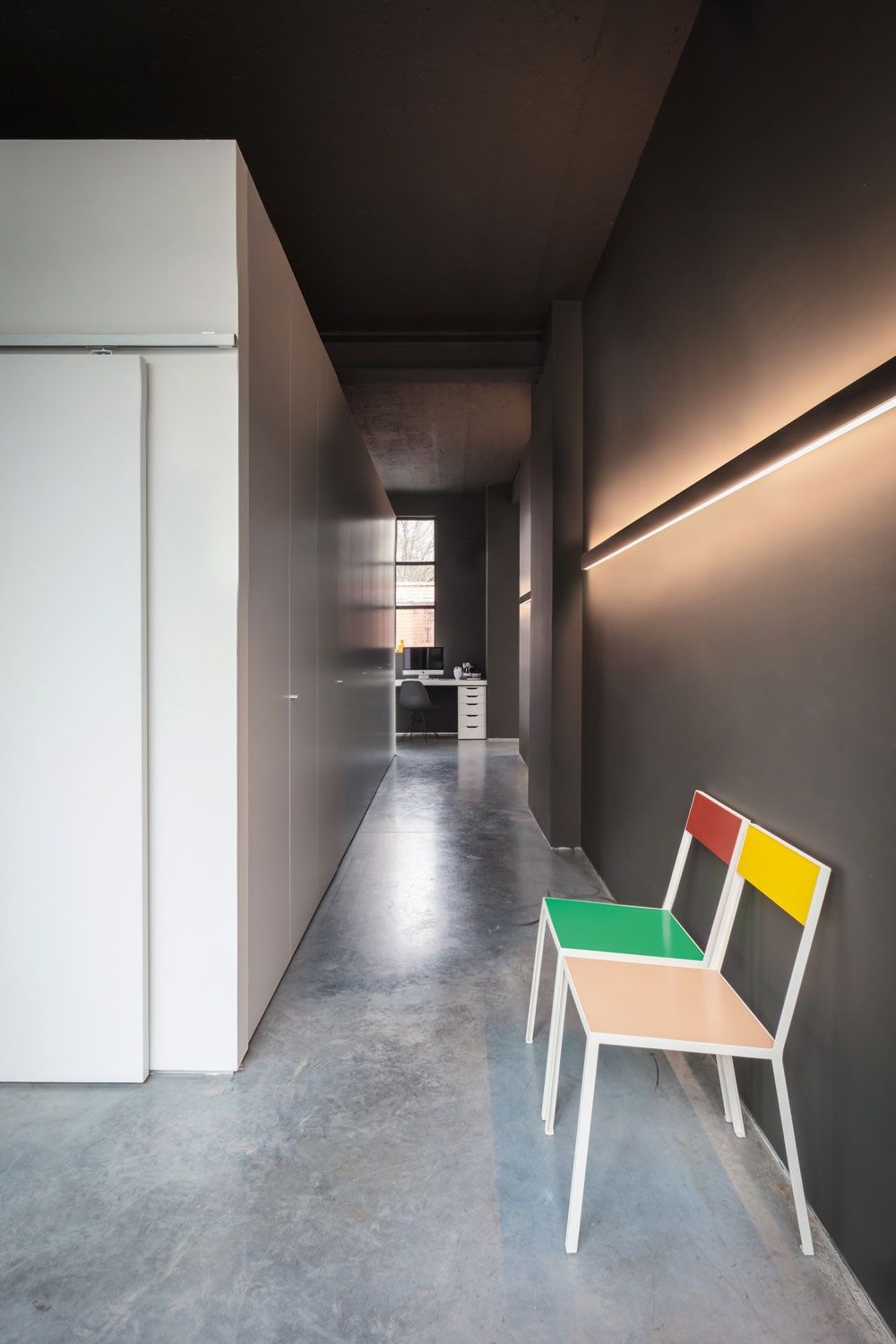 FEMTOLINE W DOWN-UP Linear lighting profile By Delta Light