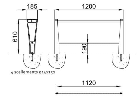 FESTONE | Bench Festone Collection By GHM-ECLATEC
