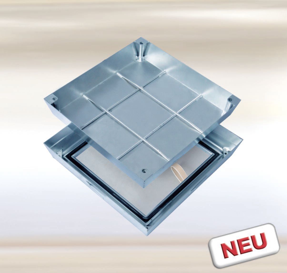 PRO+MAXI BS ZINCATO INOX EI120 Alçapão de inspecção em aço By FF SYSTEMS