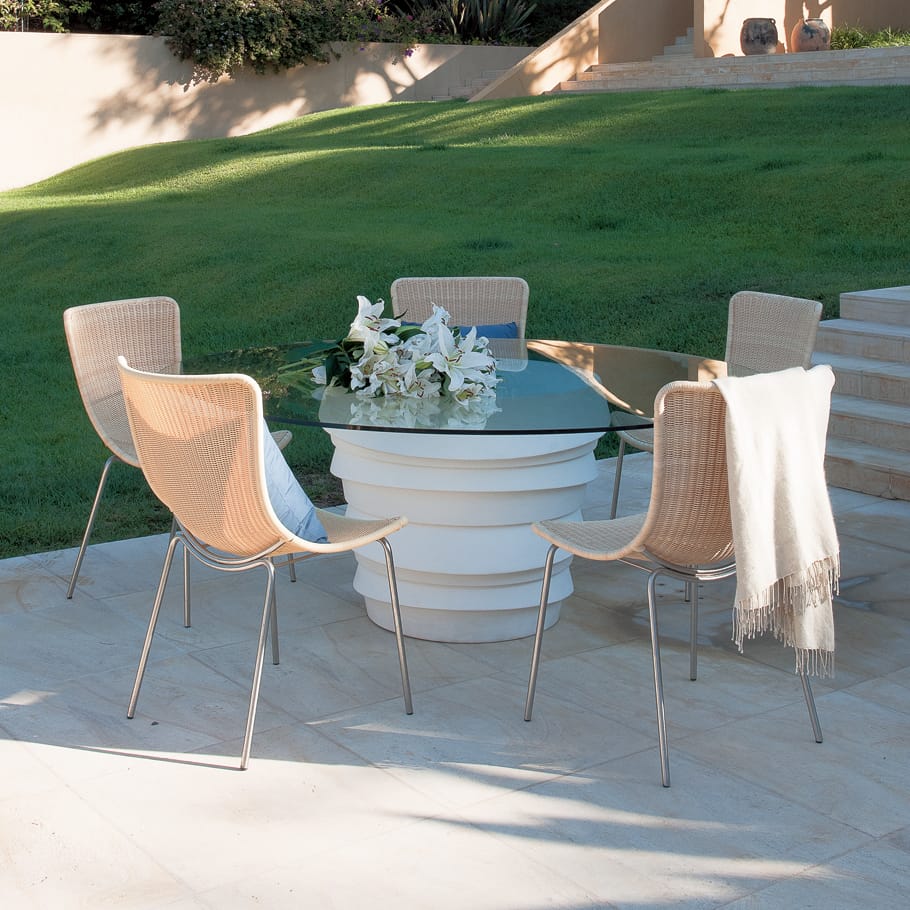 FIBONACCI FONDO Round dining table By JANUS et Cie | design Gabellini ...