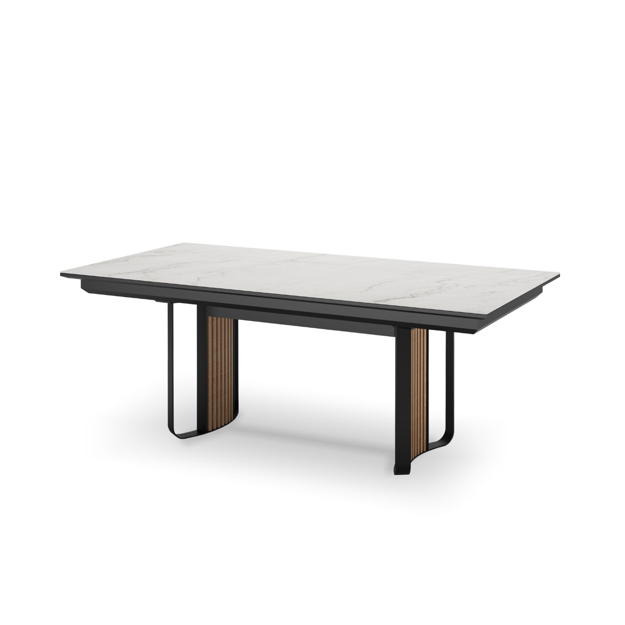 FIDJI Rectangular ceramic table By animovel | design Christophe Lecomte