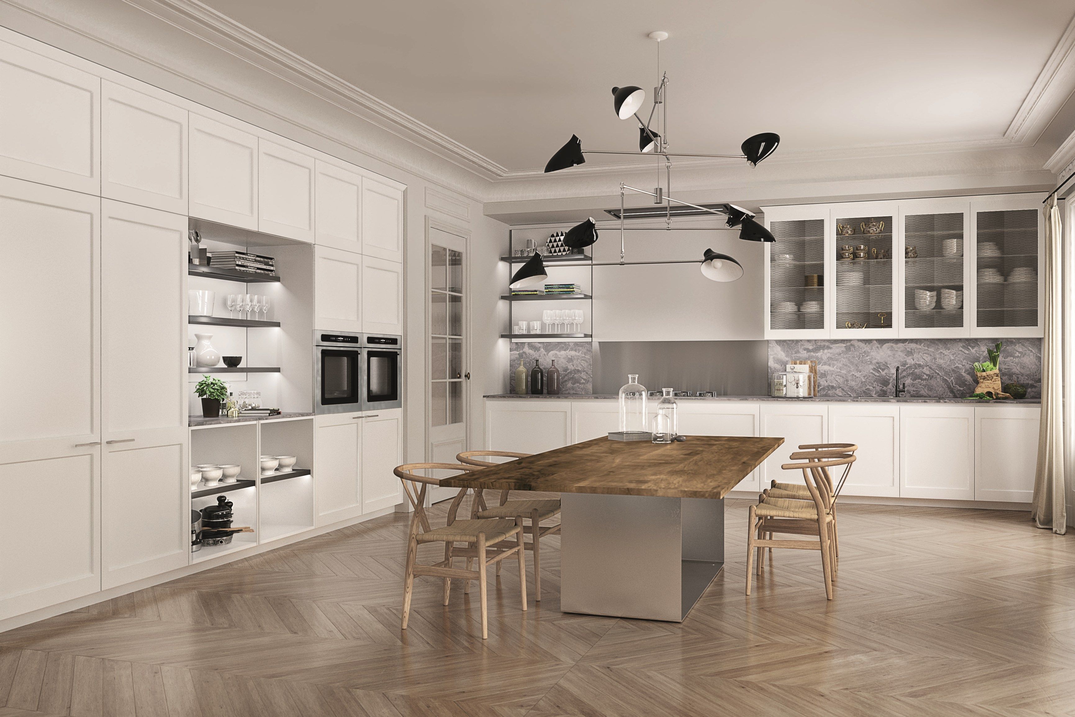 FILÒ | Linear kitchen Filò Collection By Euromobil design Roberto Gobbo