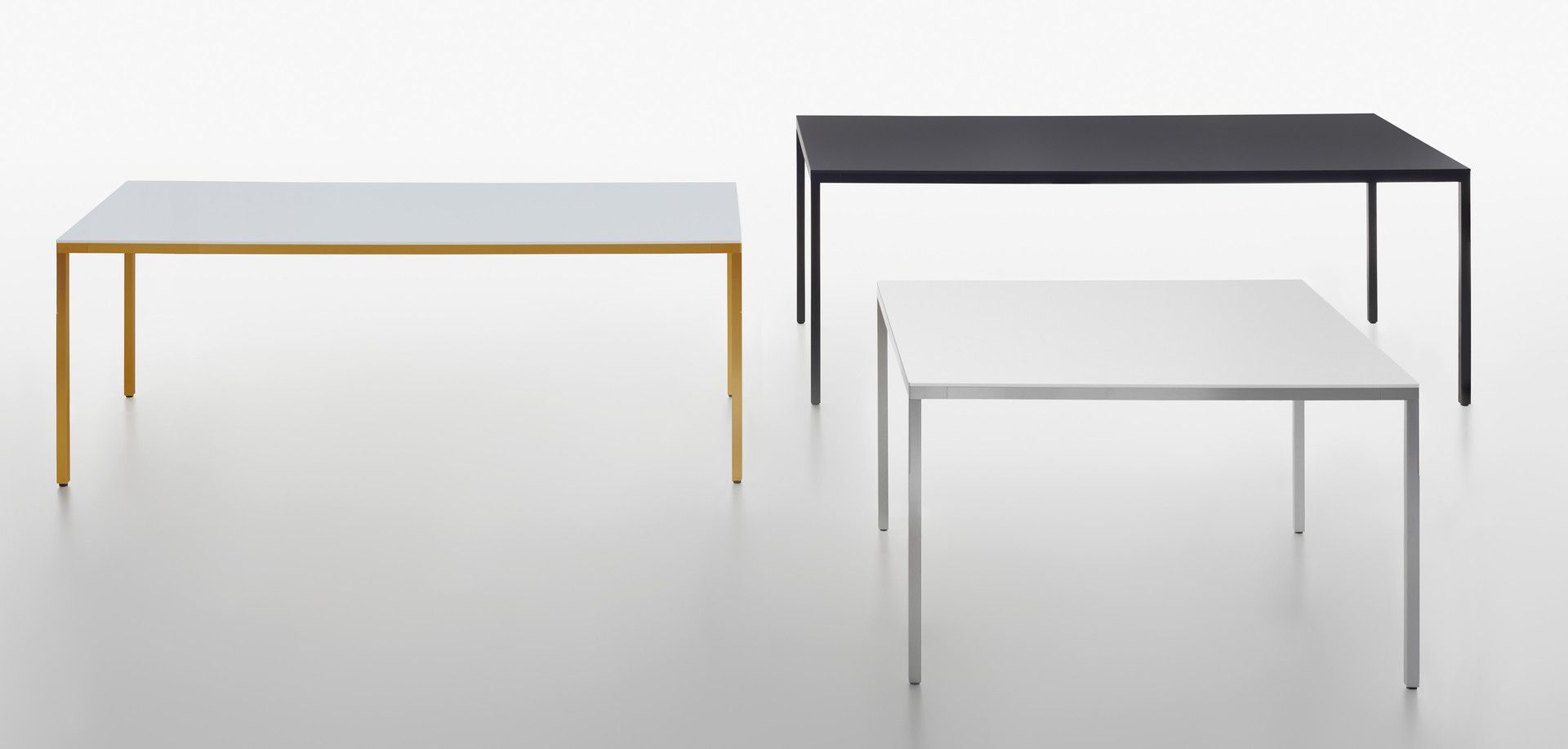 FILA | Square table Fila Collection By Plank design Konstantin Grcic