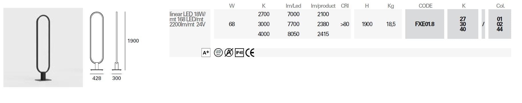 FILE FLEX | Floor lamp File Flex Collection By LUCIFERO'S