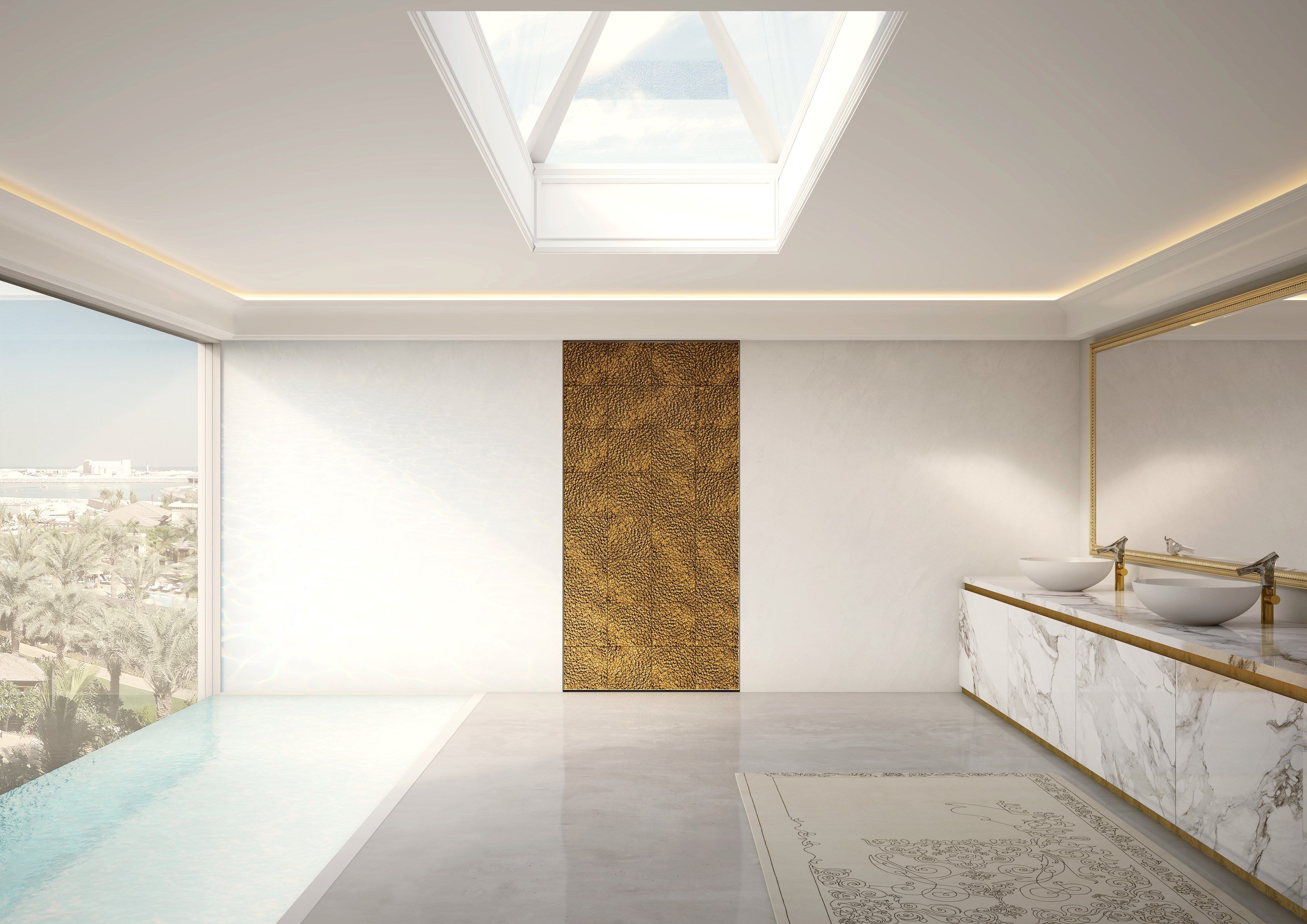 FILO 10 Vertical Pivot door By Linvisibile