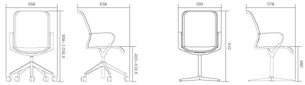FILO CHAIR | Sedia in rete By BENE design EOOS