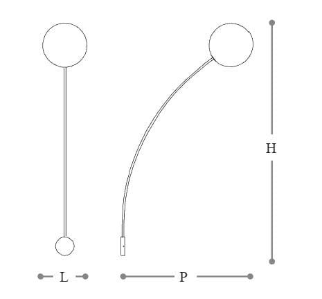 FILO LED metal wall lamp By Italamp | design Koz Susani Design