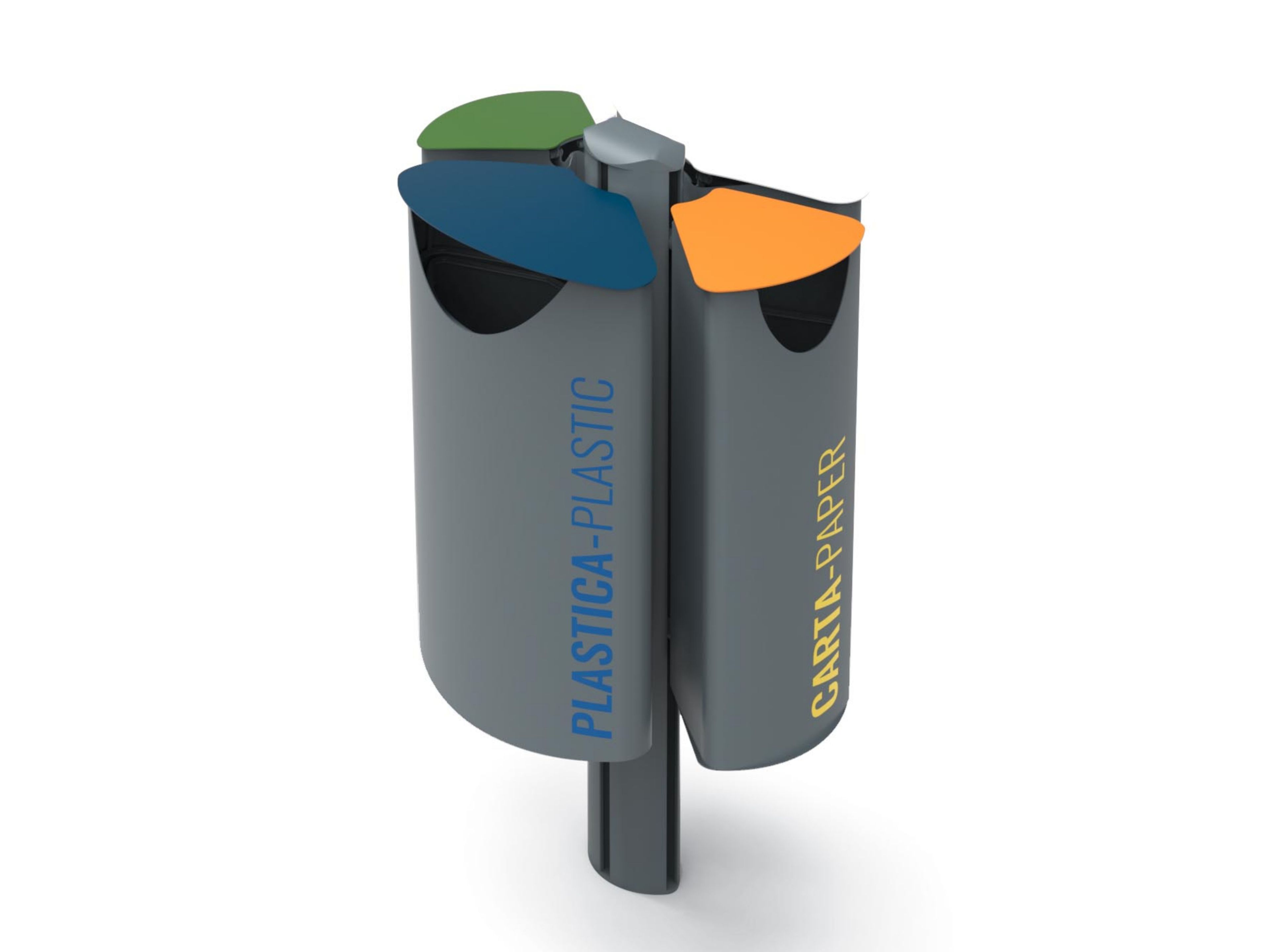 FIORE Litter bin for waste sorting By City Design