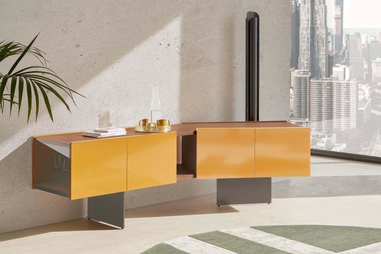 FIRENZE sideboard By Punt design Rodolfo Dordoni