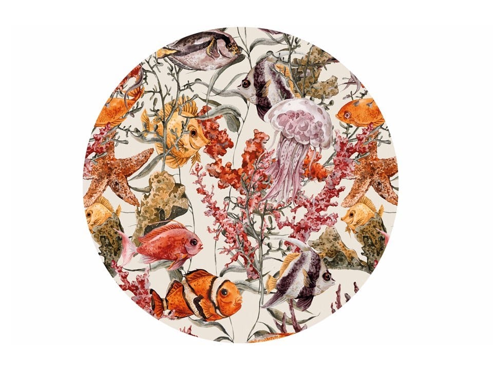 FISH PARTY | Round placemat By Absoluta Collection