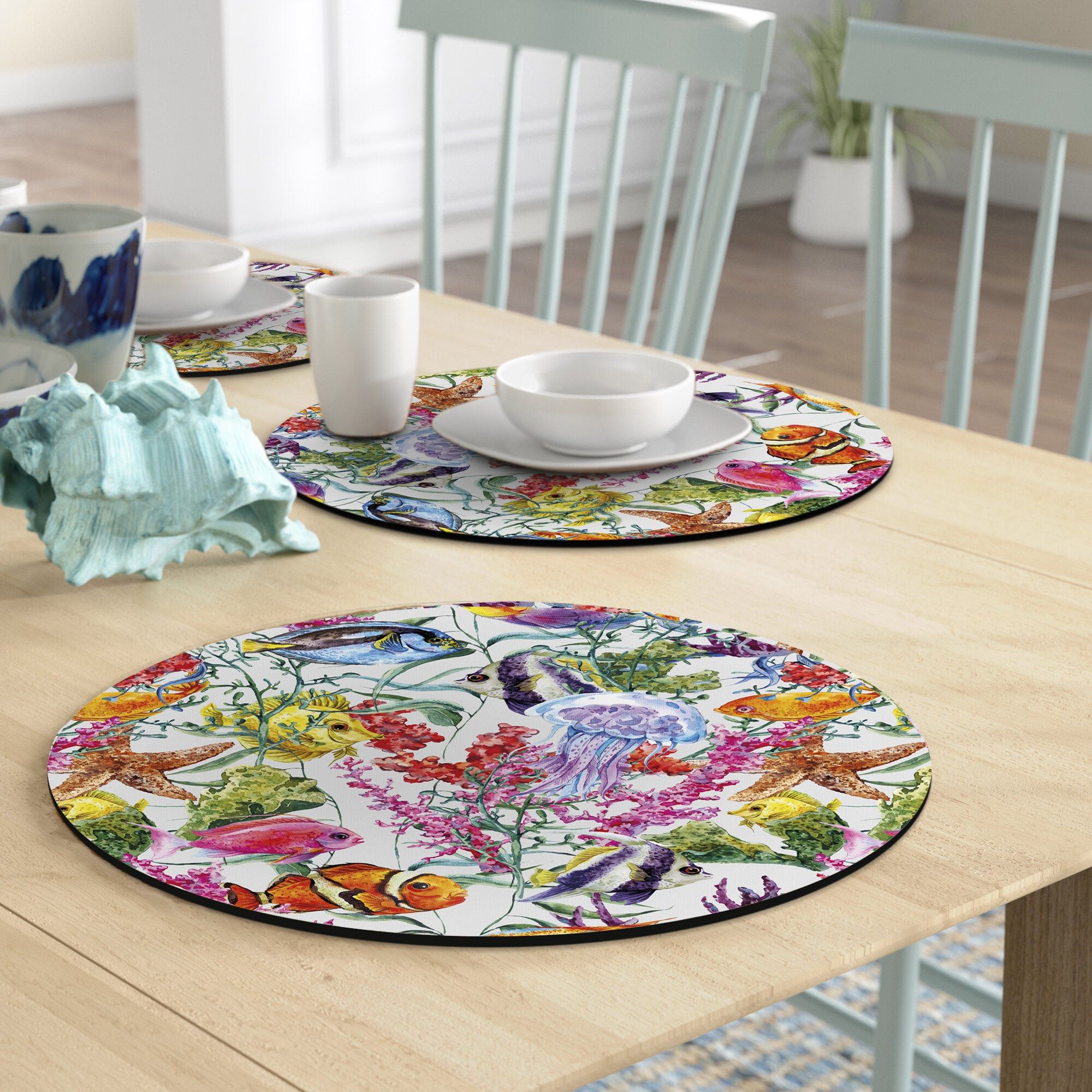 FISH PARTY | Round placemat By Absoluta Collection
