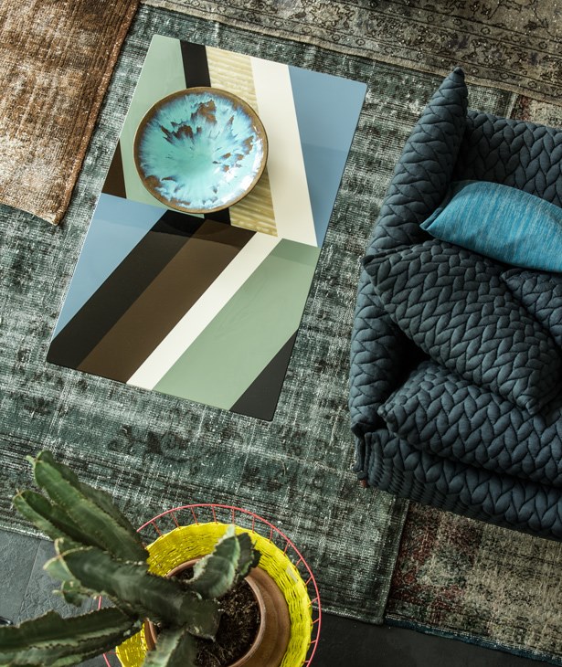 FISHBONE | Rectangular coffee table By Moroso design Patricia Urquiola
