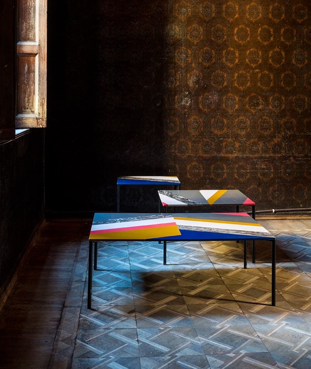 FISHBONE | Rectangular coffee table By Moroso design Patricia Urquiola