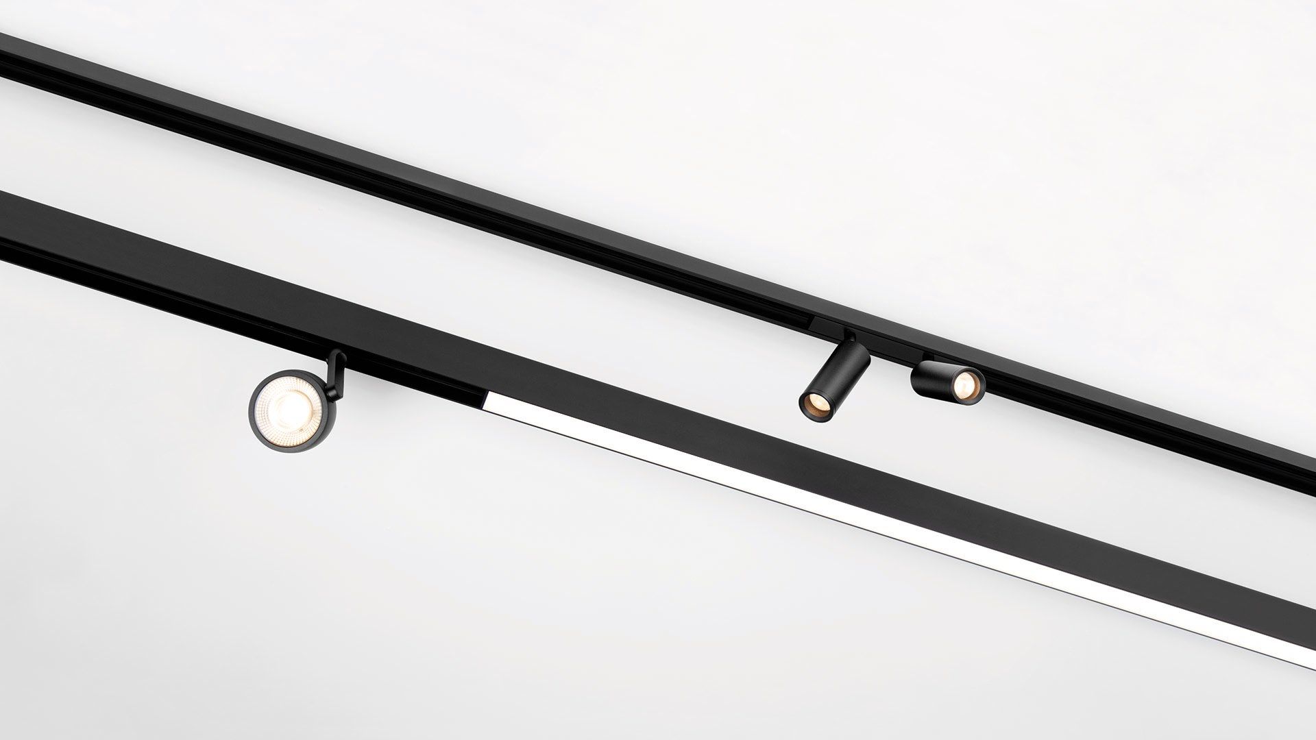 TRACK 48V LED aluminium track-Light By Arkoslight | design Rubén Saldaña