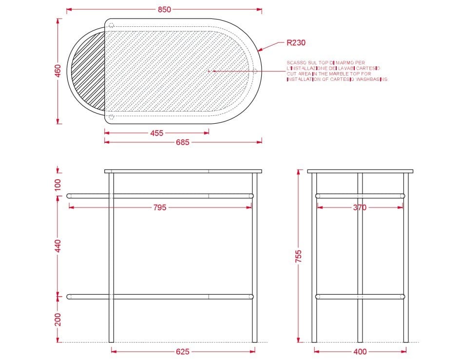 FLAIR | Vanity unit By Artceram design Meneghello Paolelli Associati