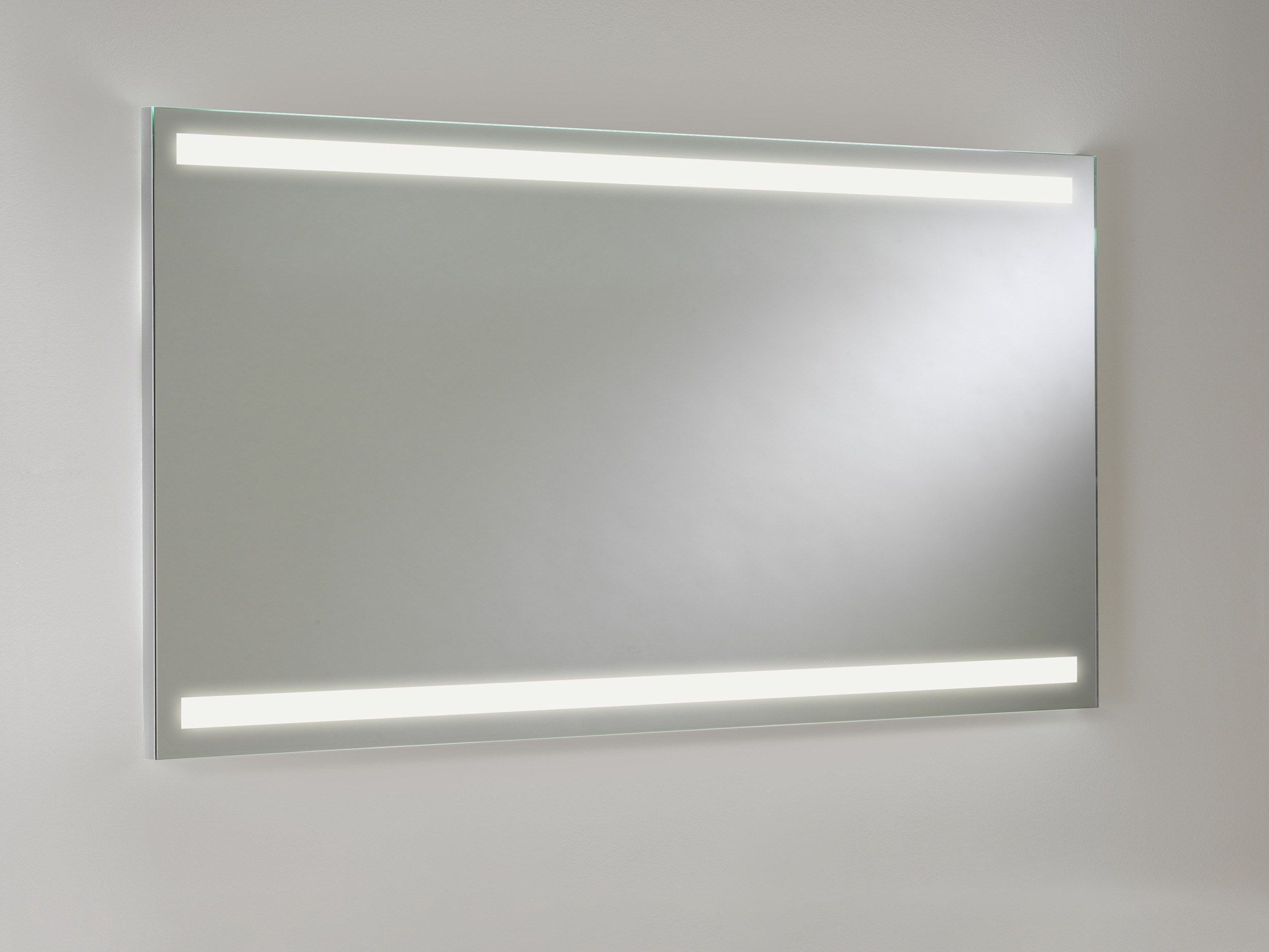 FLAIR Rectangular bathroom mirror with integrated lighting By Astro ...