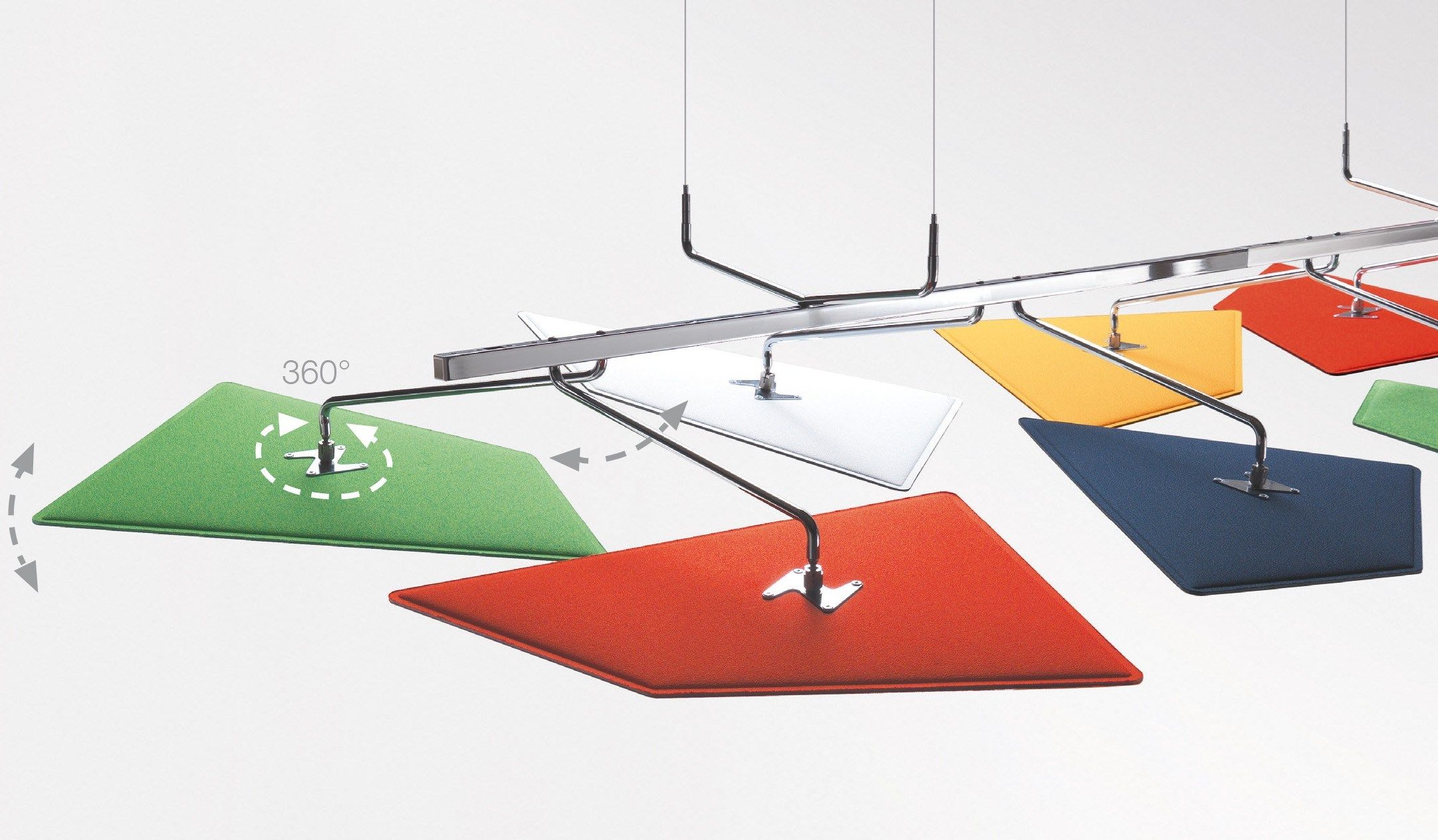 FLAP | Hanging acoustic panel By Caimi Brevetti design Alberto Meda ...