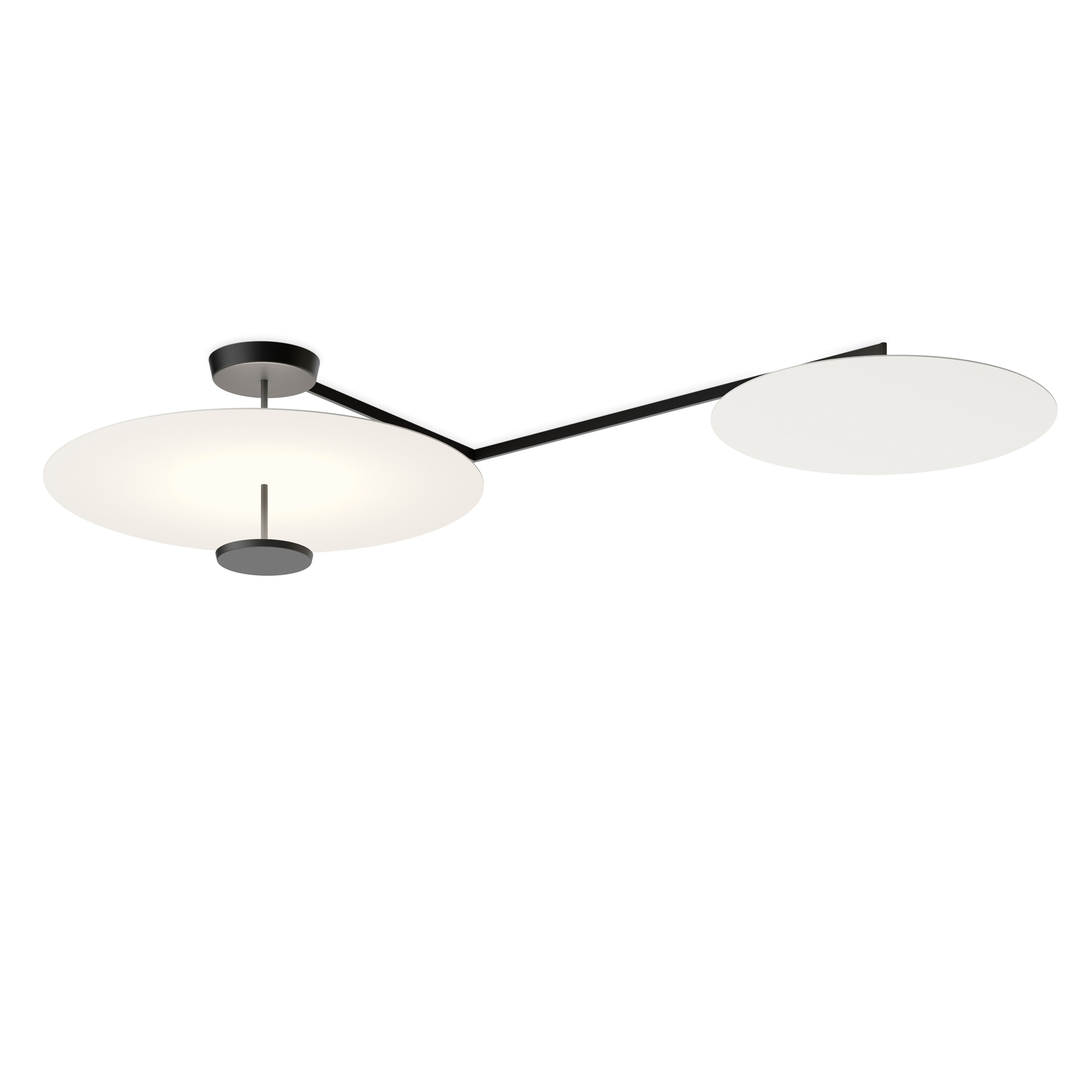 FLAT 5924 LED metal ceiling lamp By Vibia | design Ichiro Iwasaki