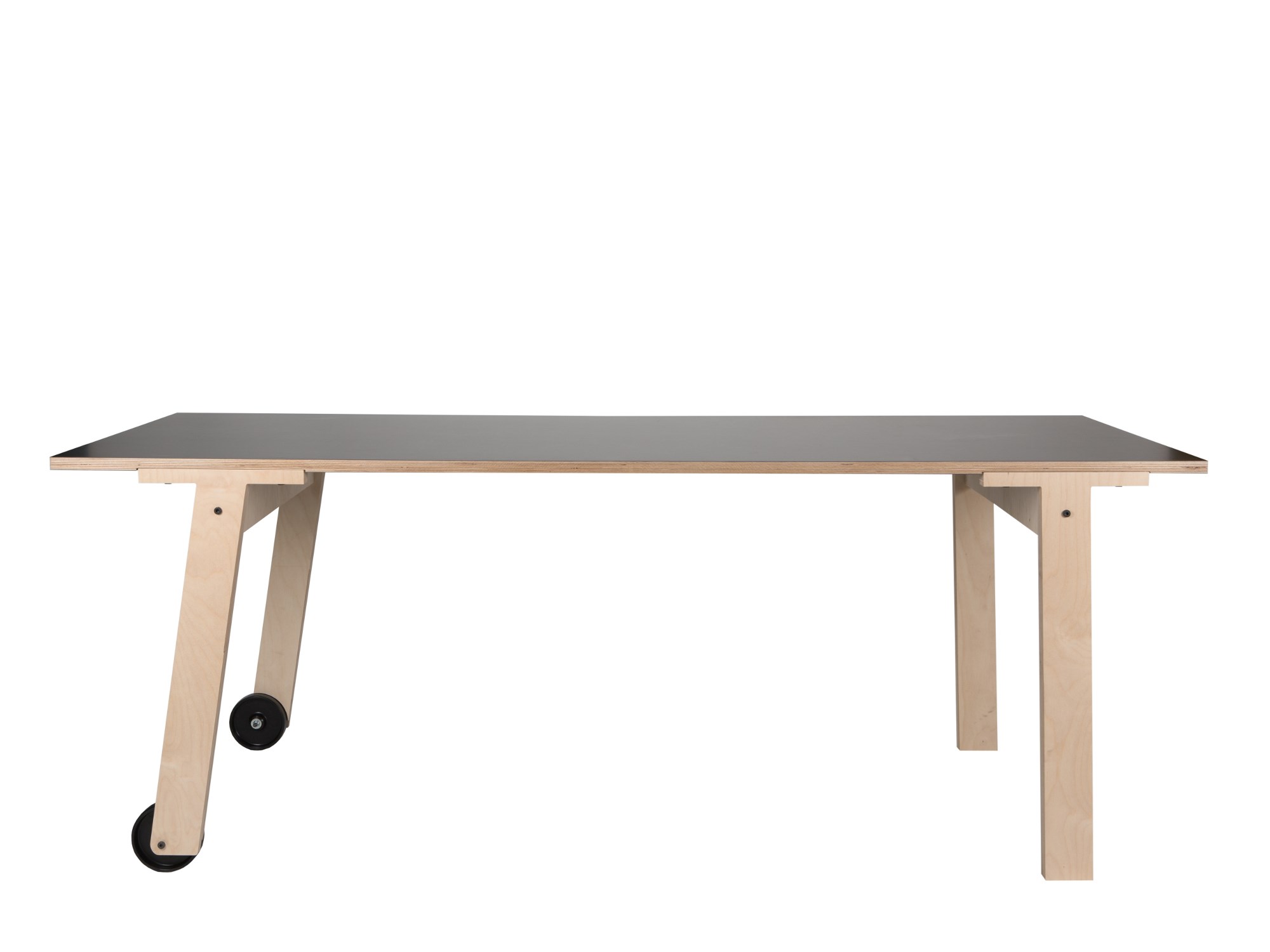 FLAT | Table with castors By rform