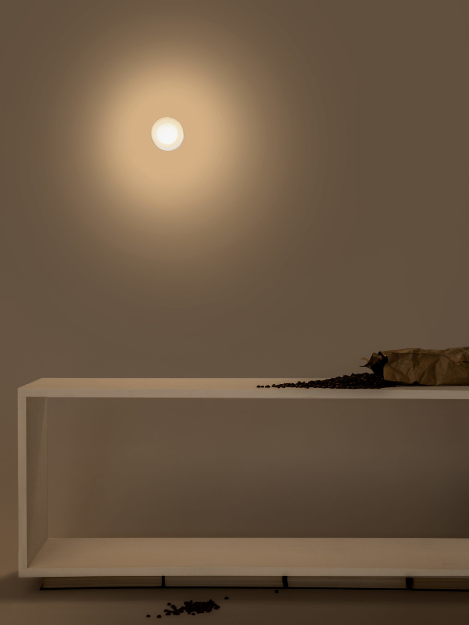 FLATWHITE W1 LED opal glass wall light By ADesignStudio | design Alex ...