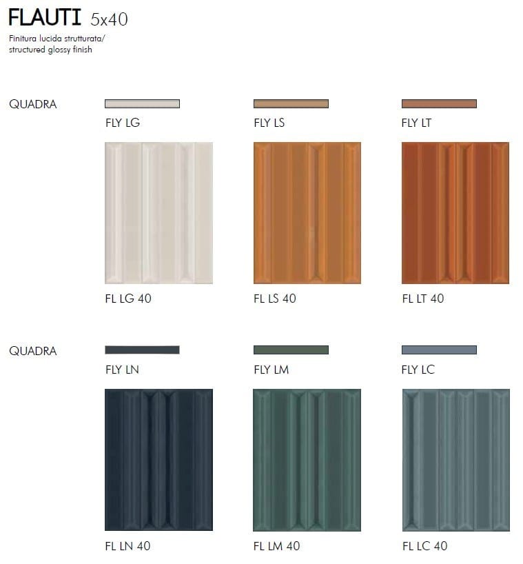 FLAUTI Glazed porcelain stoneware wall tiles By CERAMICA VOGUE | design ...