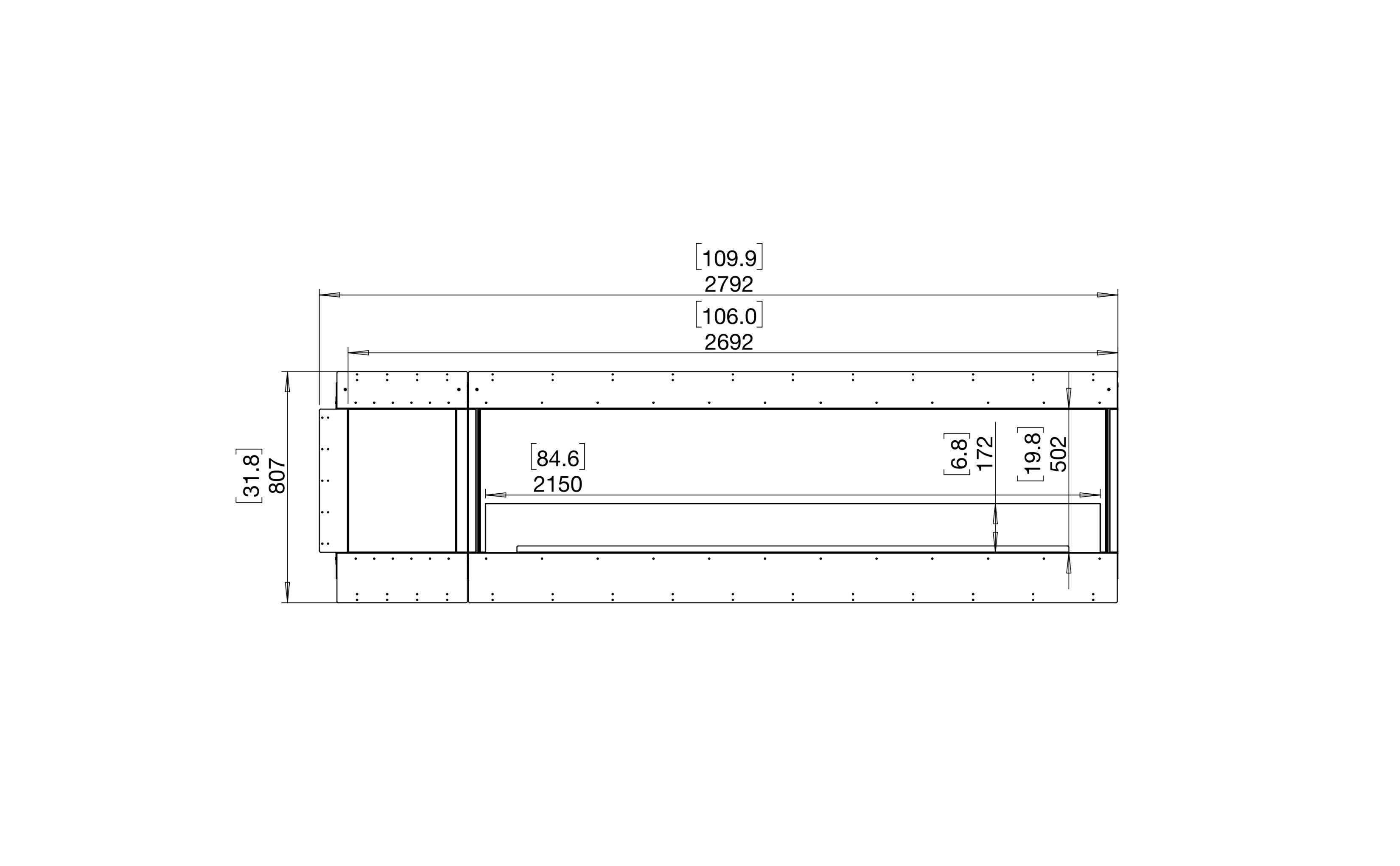 Inserto para chimenea de bioetanol en acero con ventana panorámica FLEX 104RC BXL By EcoSmart Fire