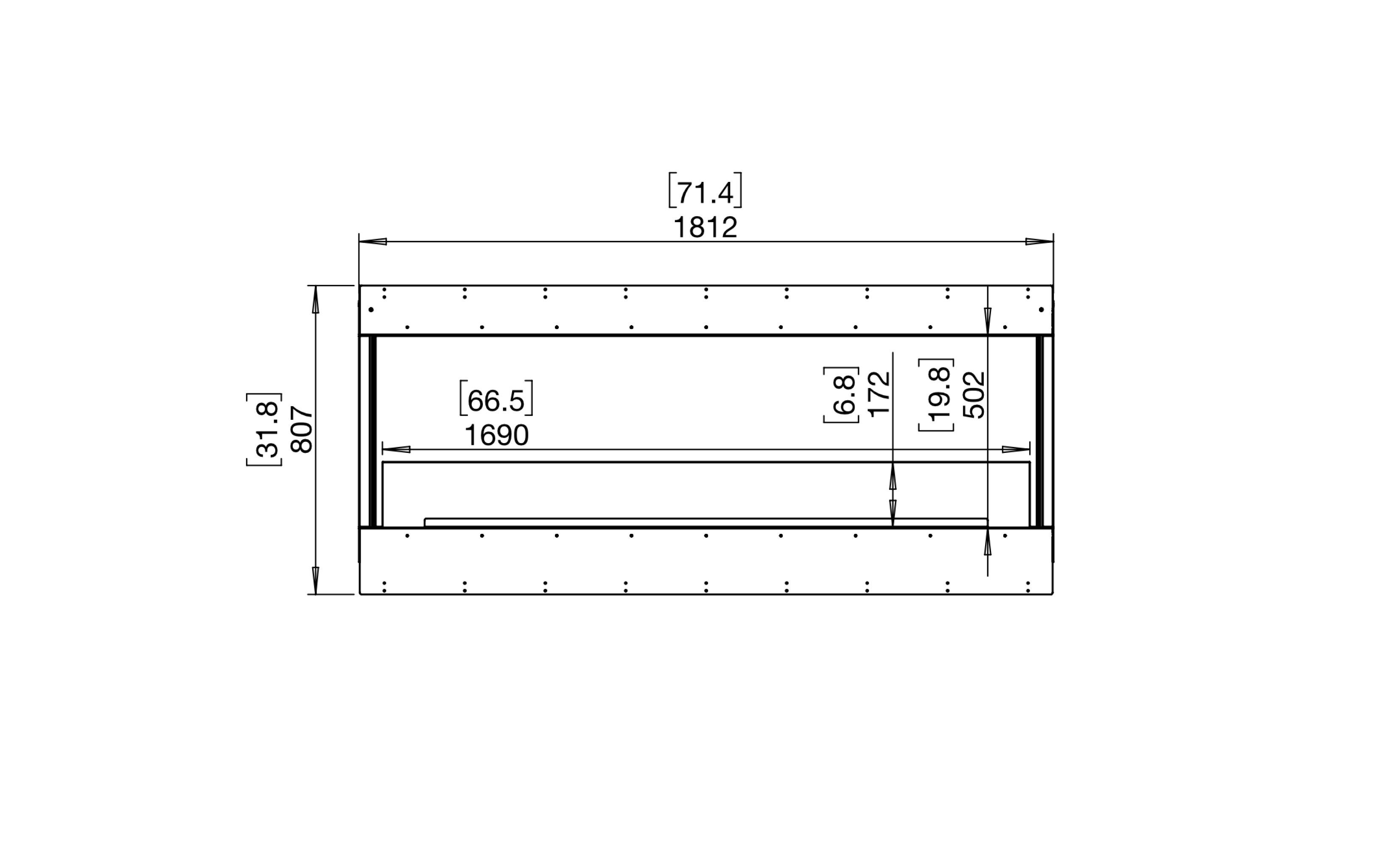 FLEX 68BY Fireplace insert By EcoSmart Fire