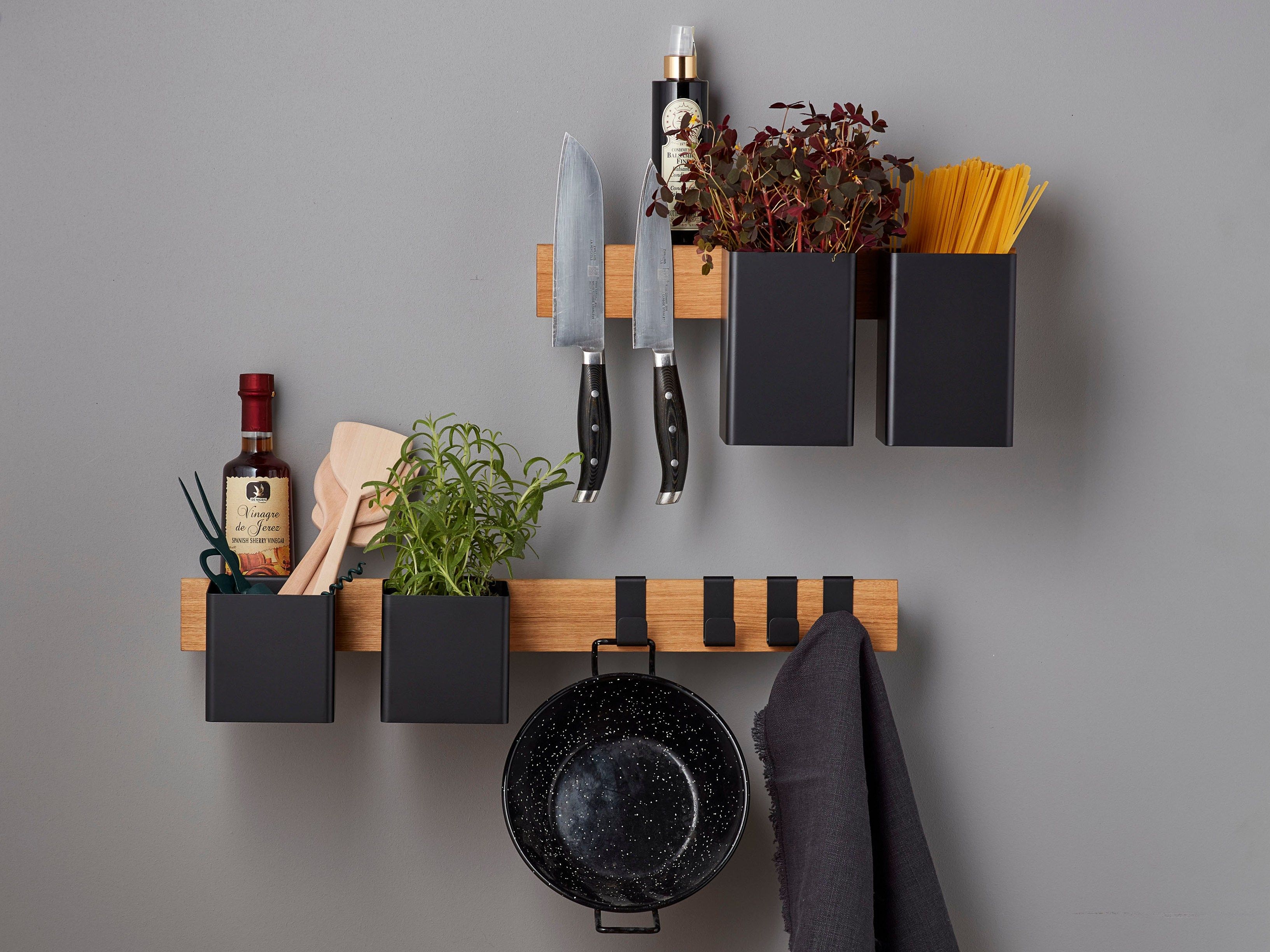 FLEX HOOKS BLACK Kitchen and cooking accessory By Gejst