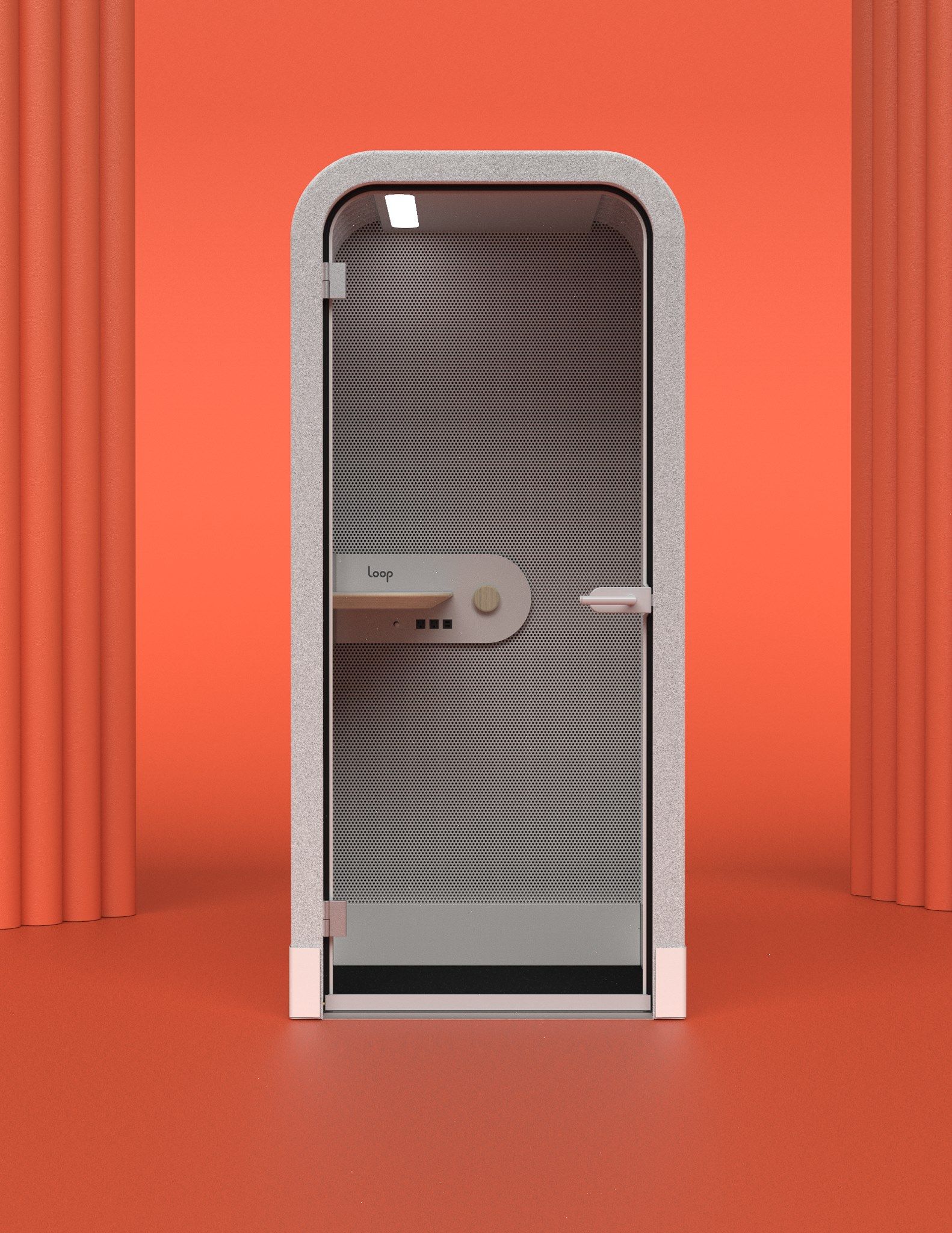 Cabina telefonica FLEX By Loop Phone Booths design Onetwosix