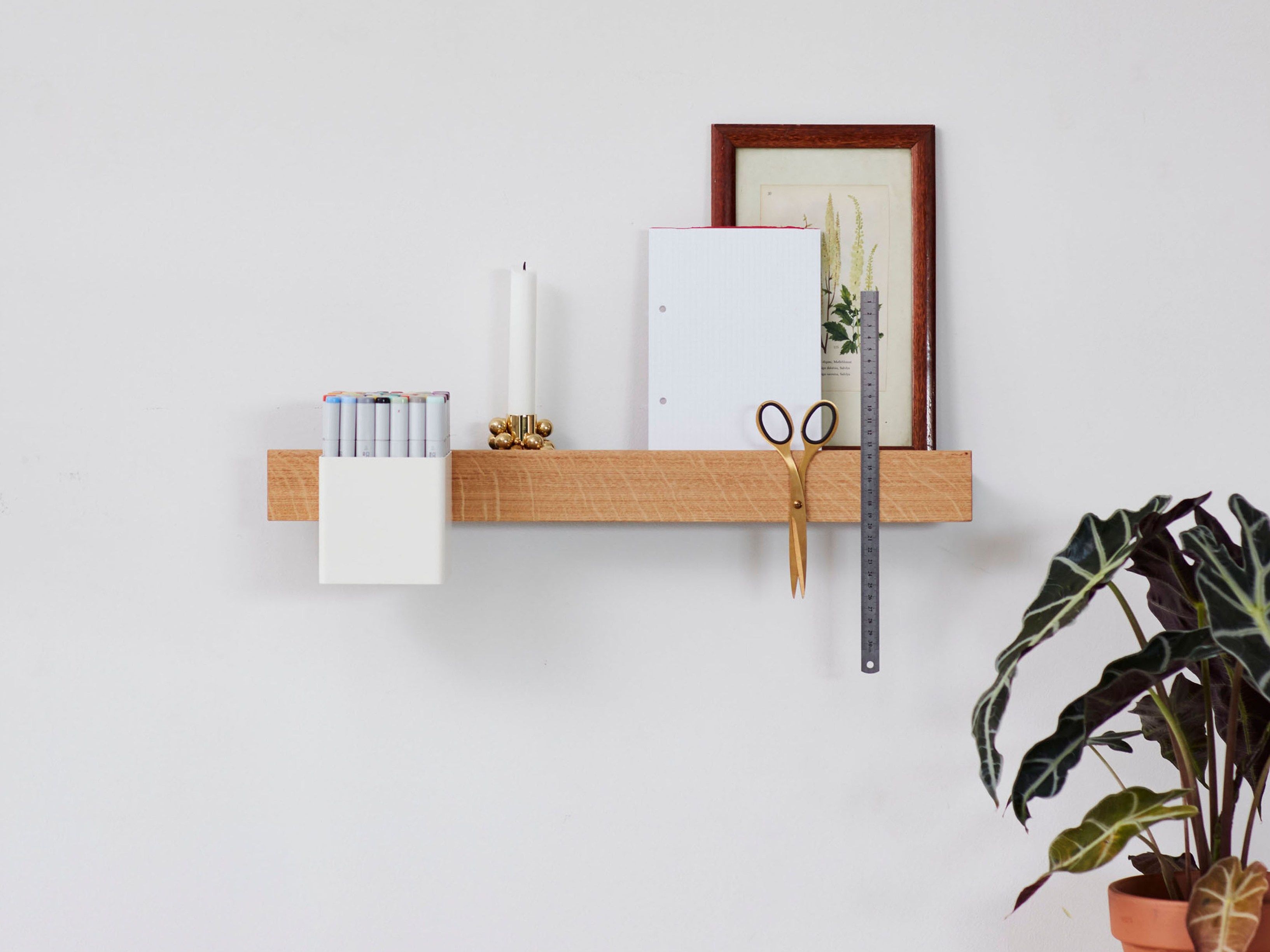 FLEX RAIL 60 WHITE Utensil holder By Gejst