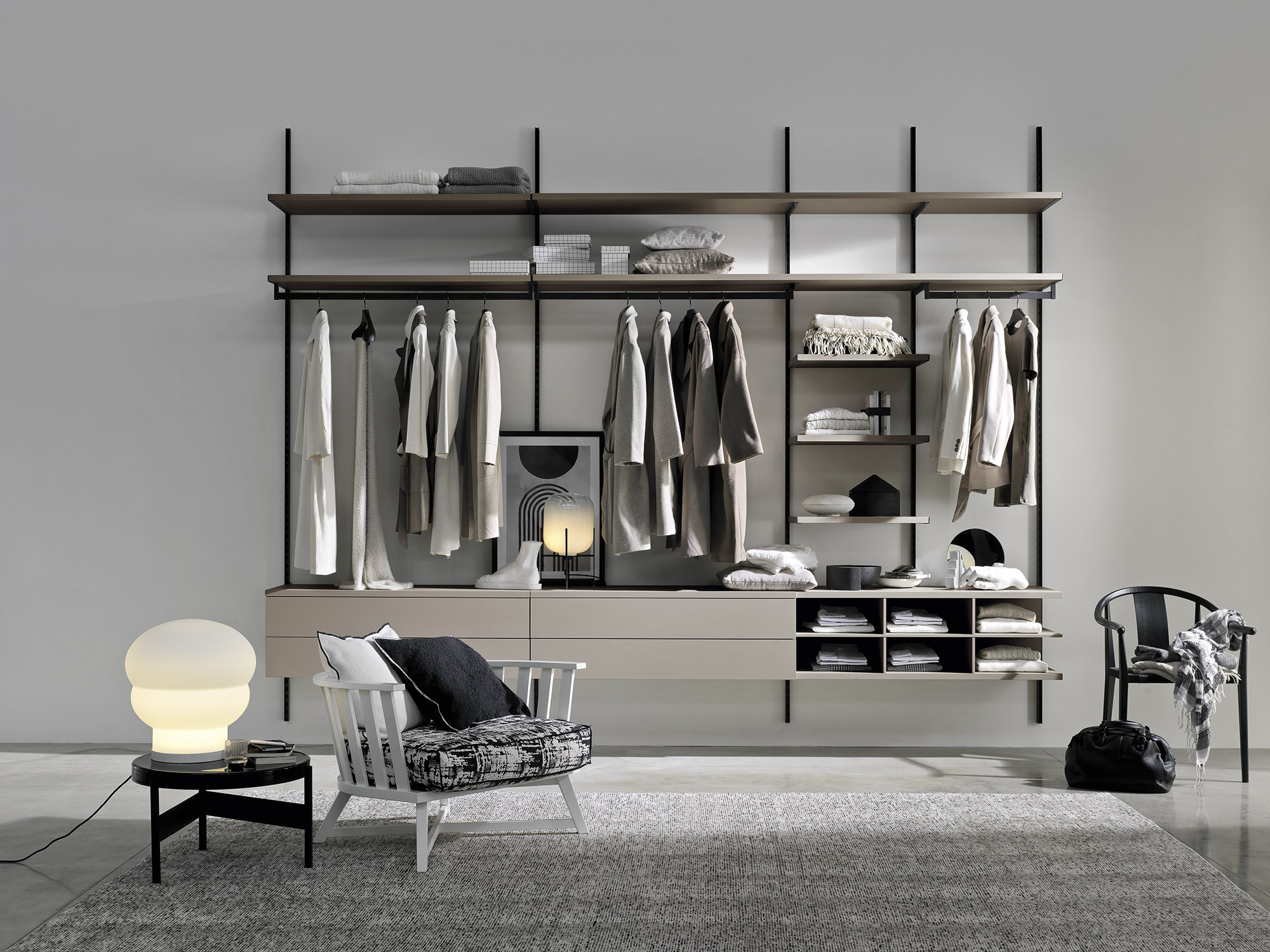 FLEXY EASY SM013 | Walk-in wardrobe By Zalf design Roberto Gobbo