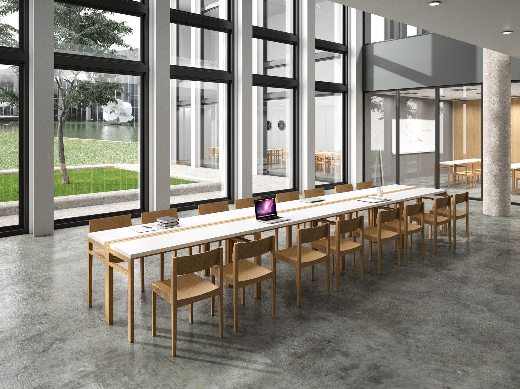 FLIP Folding wooden bench desk By Inno | design Harri Korhonen
