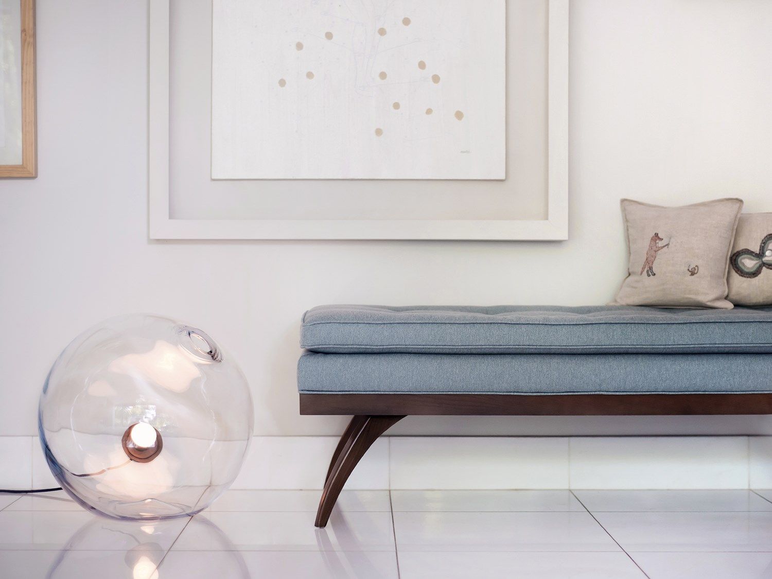 Blown glass table lamp / floor lamp FLOAT 16/20 LIGHT By SkLO design ...