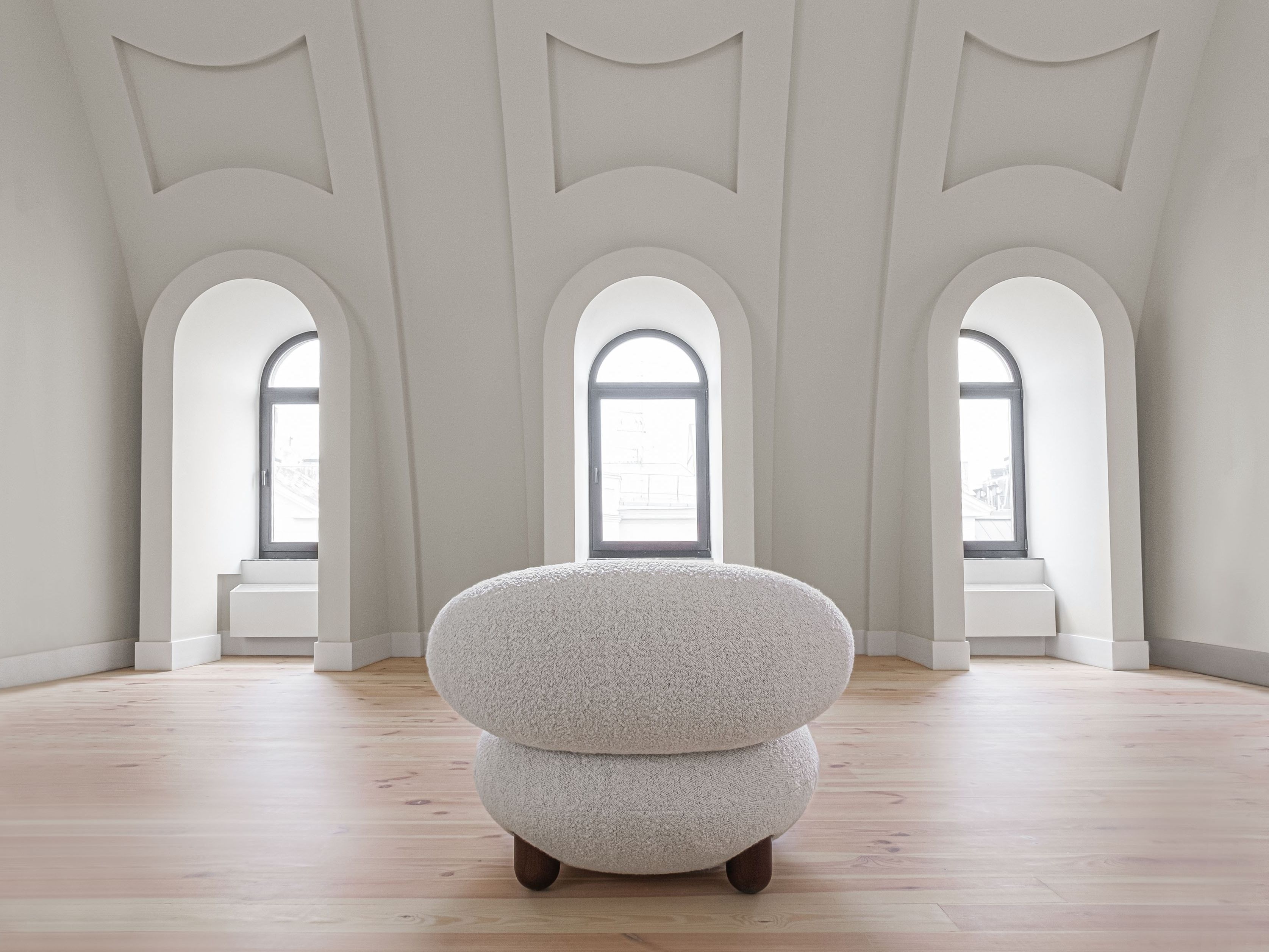 FLOCK Fabric easy chair By NOOM | design Kateryna Sokolova