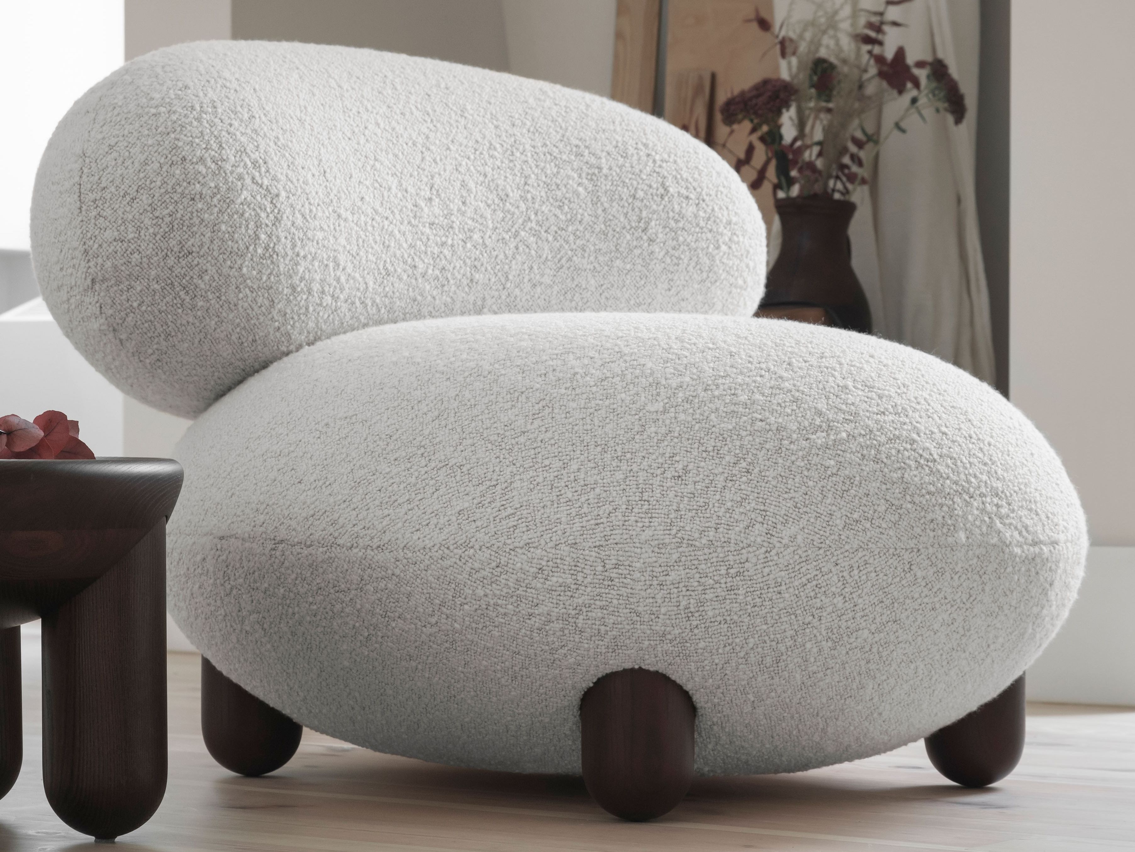 FLOCK Fabric easy chair By NOOM | design Kateryna Sokolova