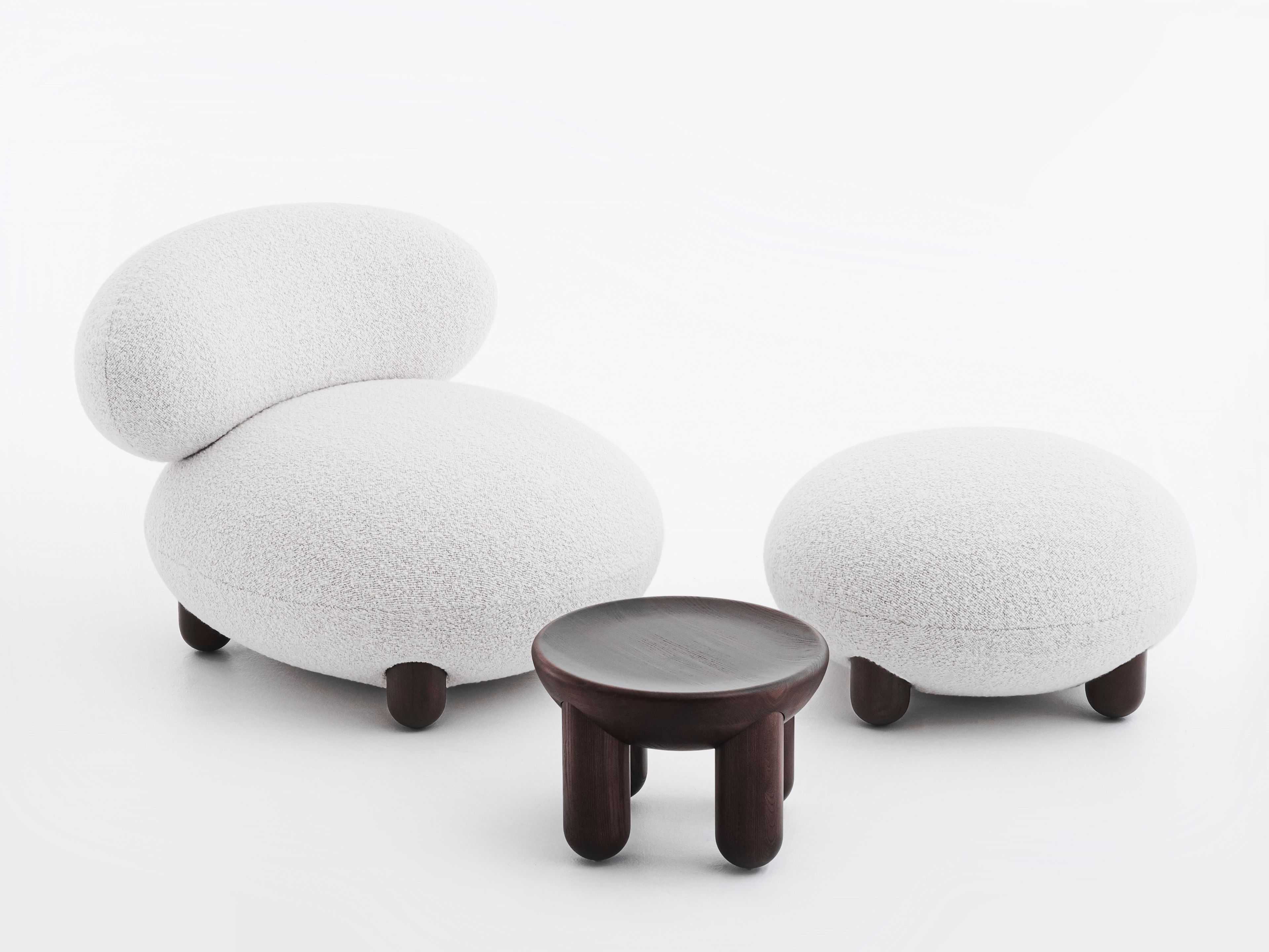 FLOCK Fabric easy chair By NOOM | design Kateryna Sokolova