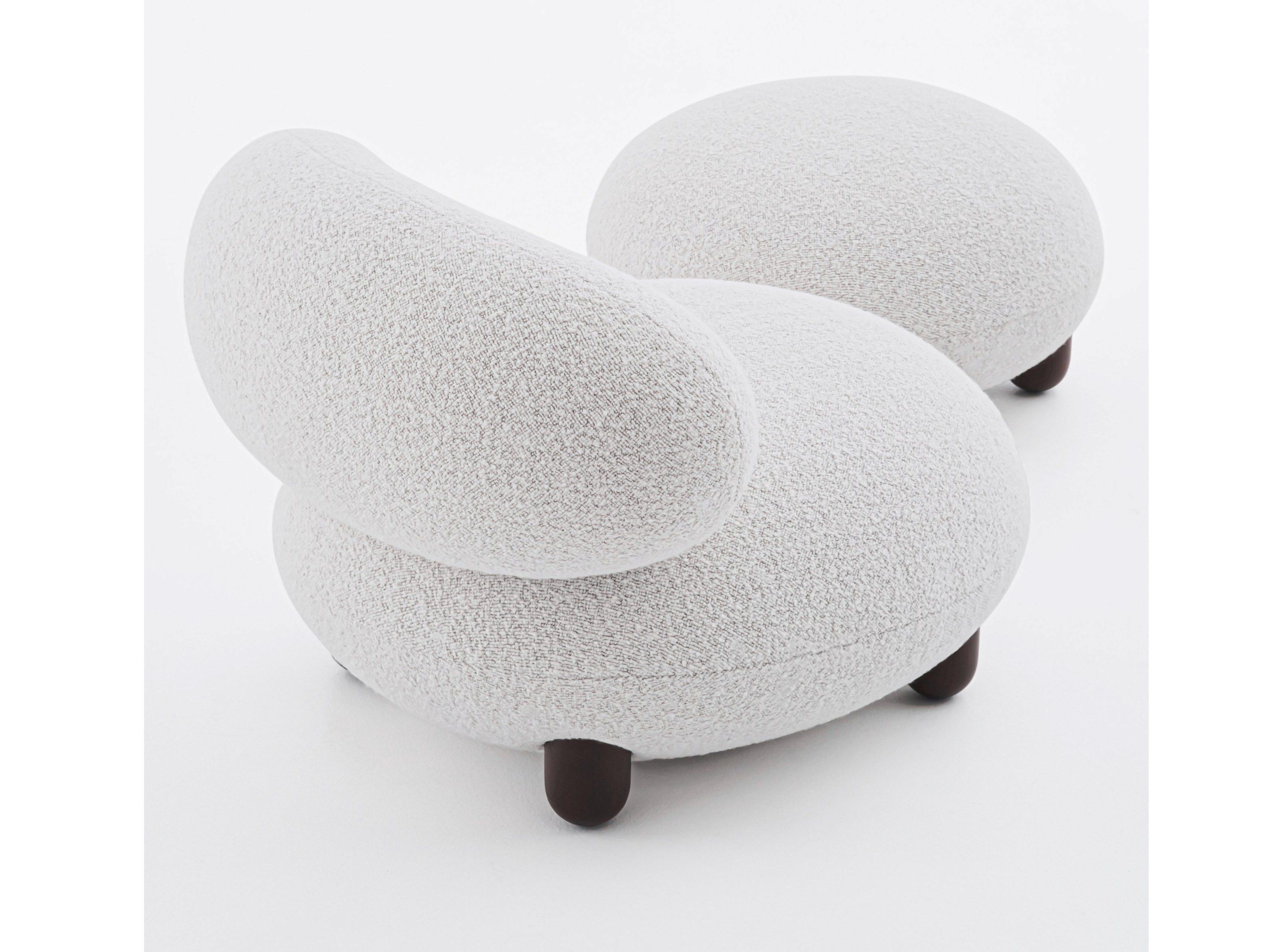 FLOCK Fabric easy chair By NOOM | design Kateryna Sokolova