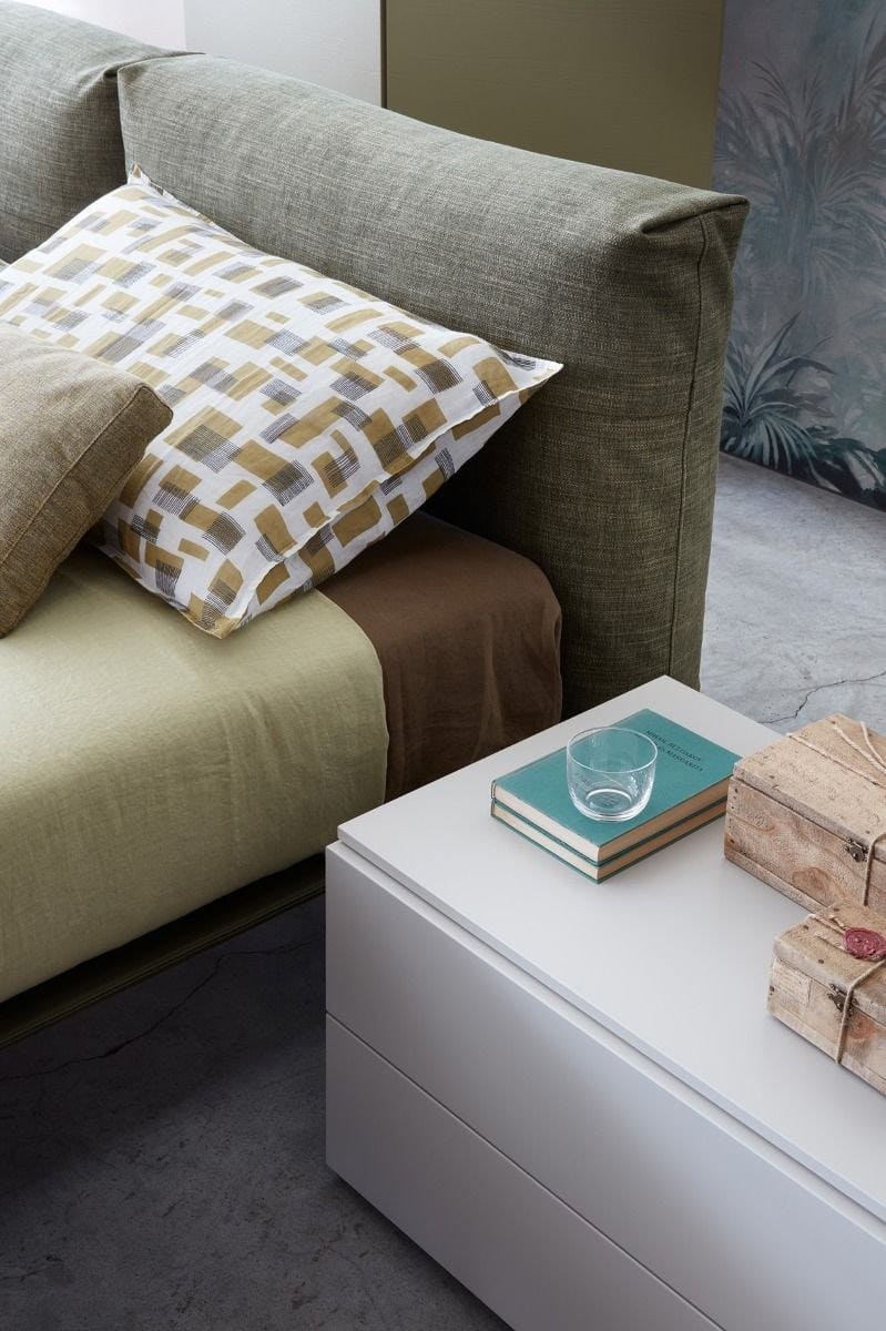 FLORENS Wooden bedside table with drawers By Lema | design Gabriele ...